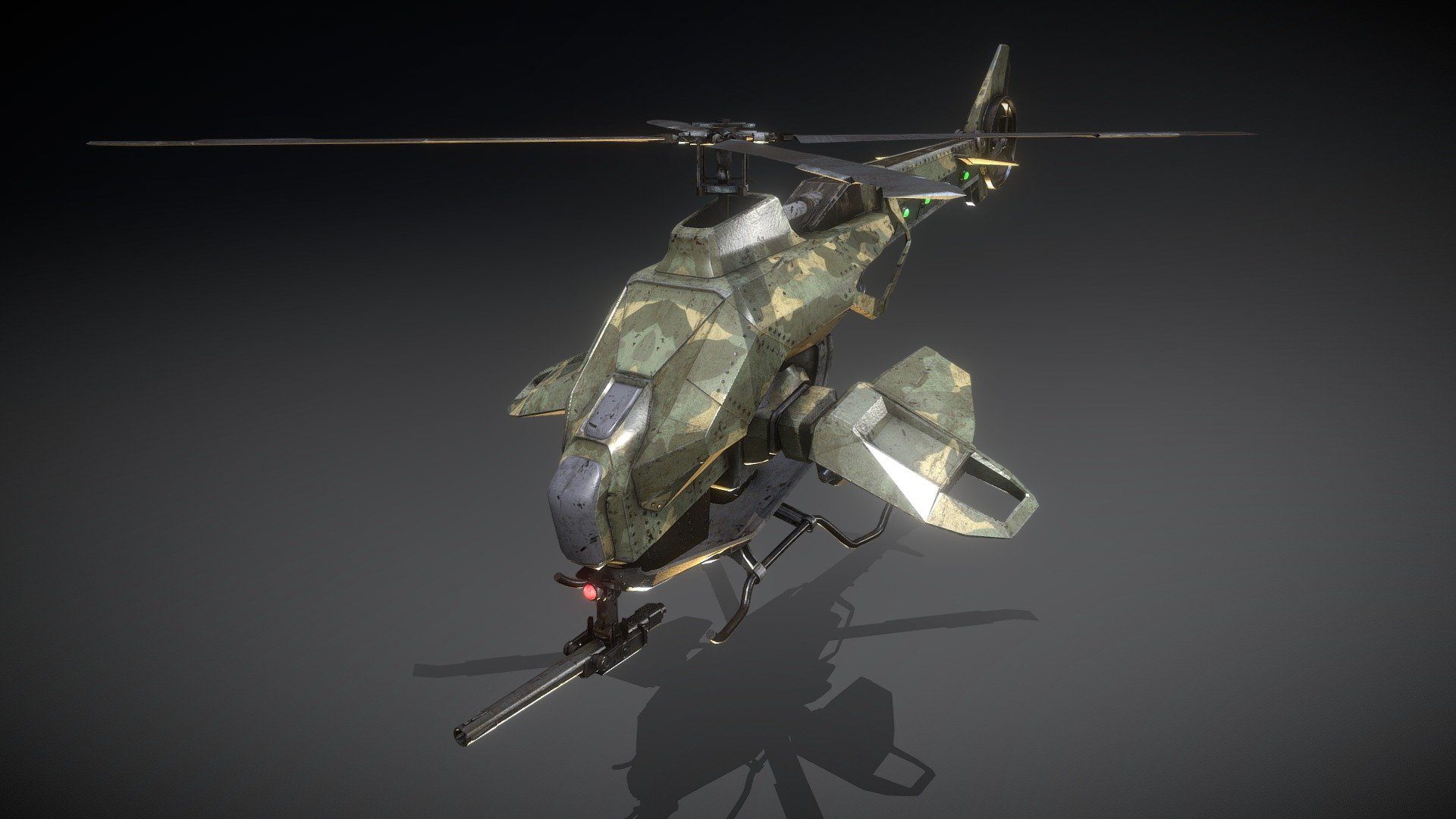 Helicopter Drone - 3D model by 4:33 Creative Lab ...