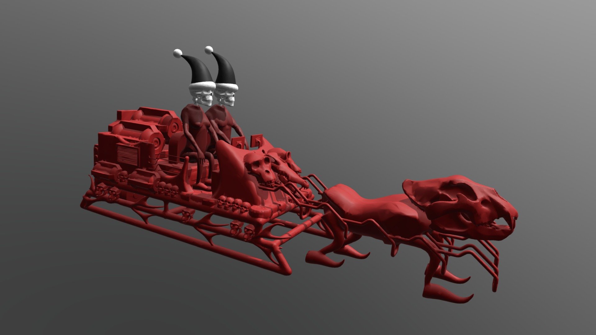 Santa - 3D model by @𝕭𝖑𝖚𝖊𝕸𝖔𝖔𝖓 (@Blue.Moon) [74bb17b] - Sketchfab