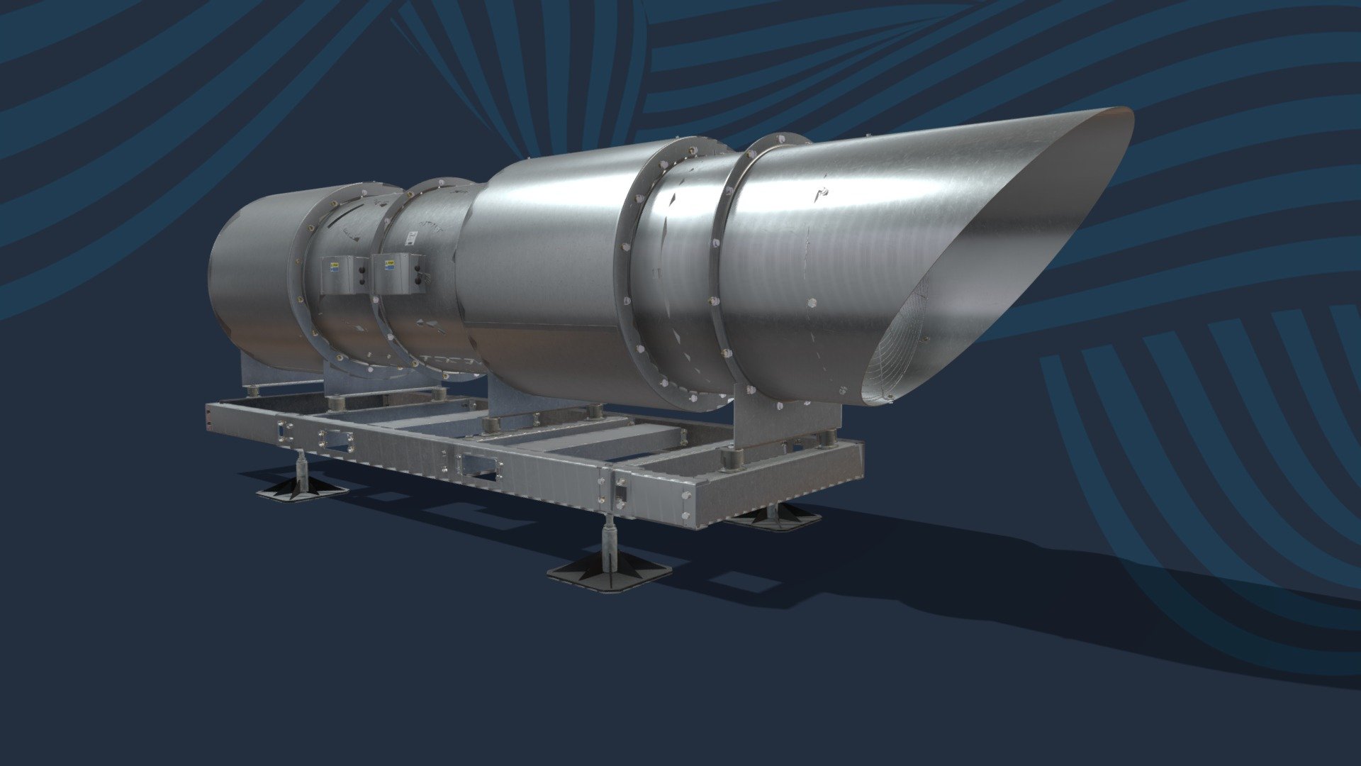AxTân - Fire Rated Axial Skid Assembly - 3D model by Nuaire [74be1e5 ...