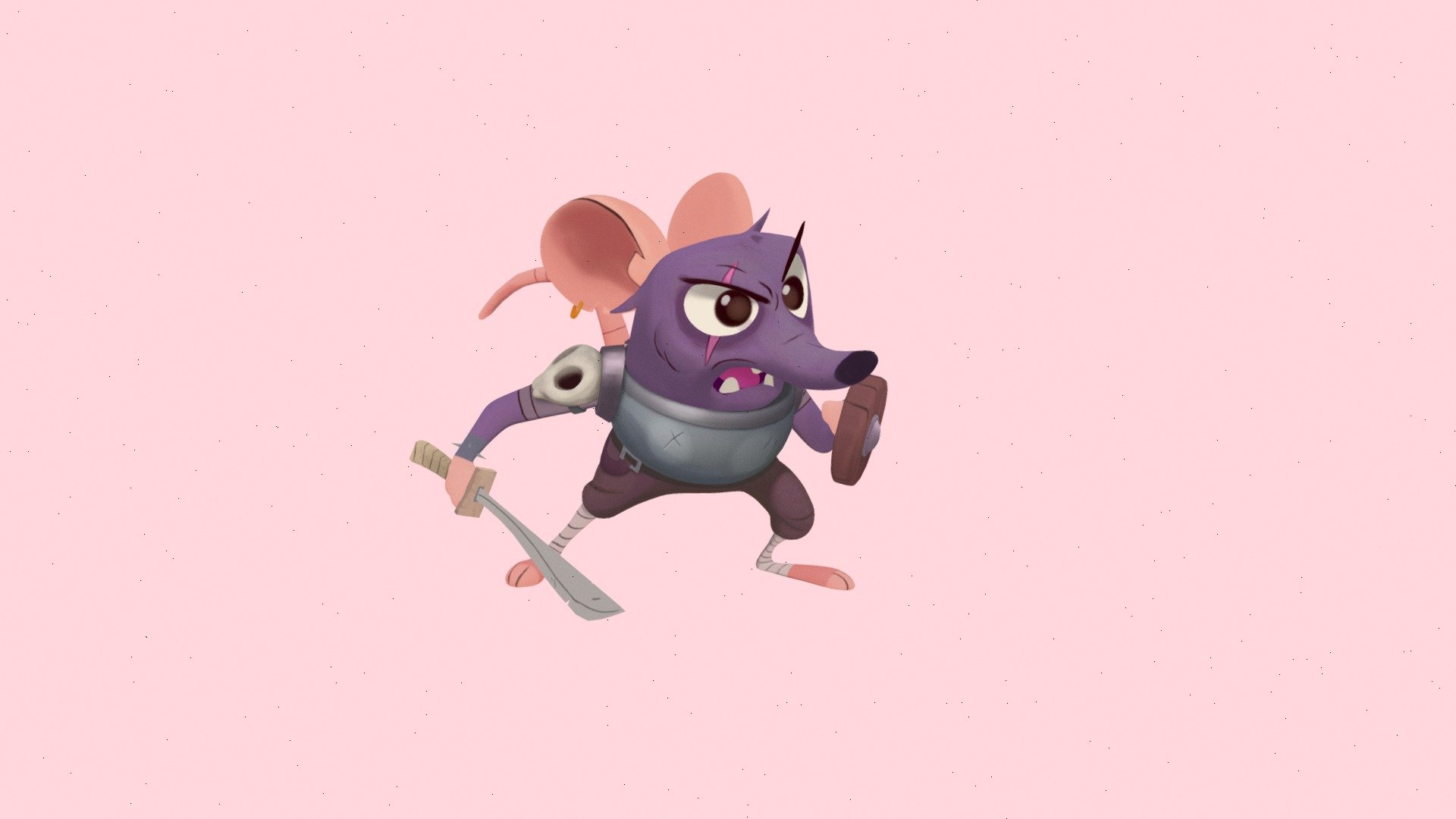 Warrior Mouse - 3D model by longbtran88 (@usuallydeluded) [74becfd ...