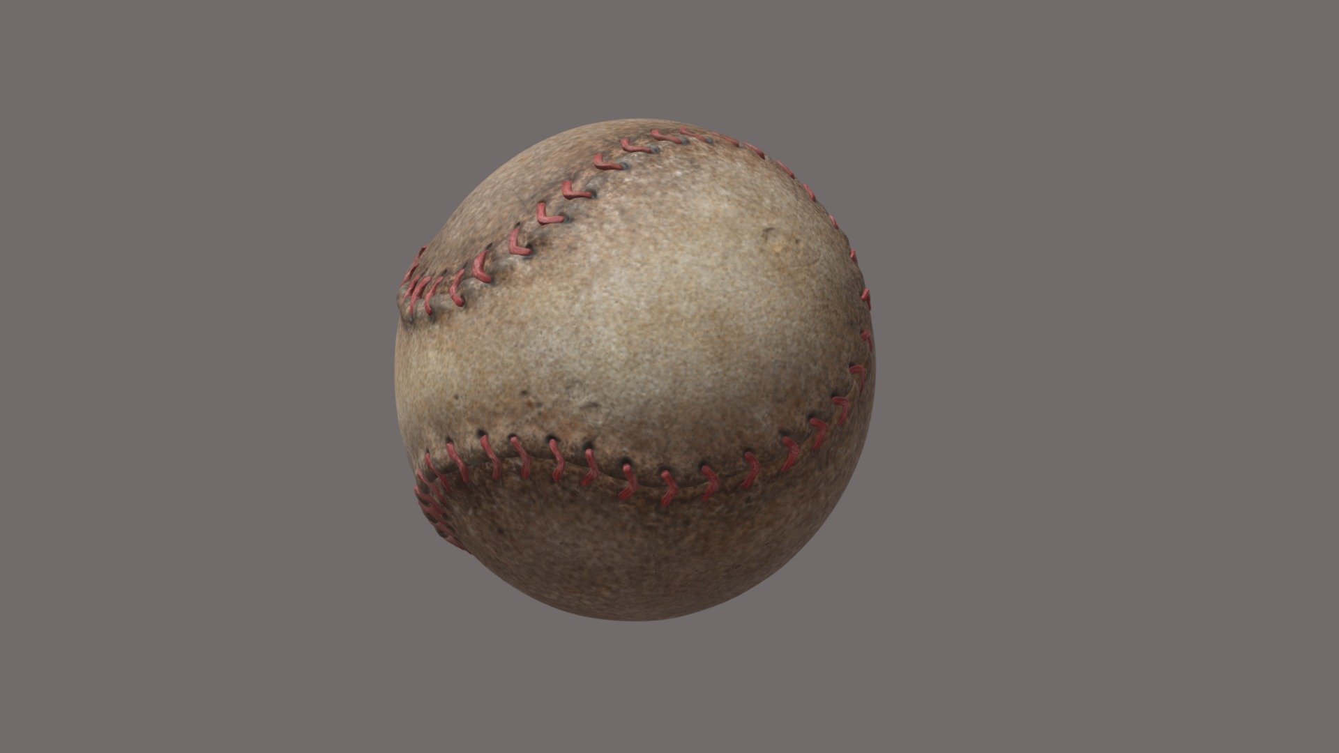 Baseball Game Ball (in color) - Buy Royalty Free 3D model by ...