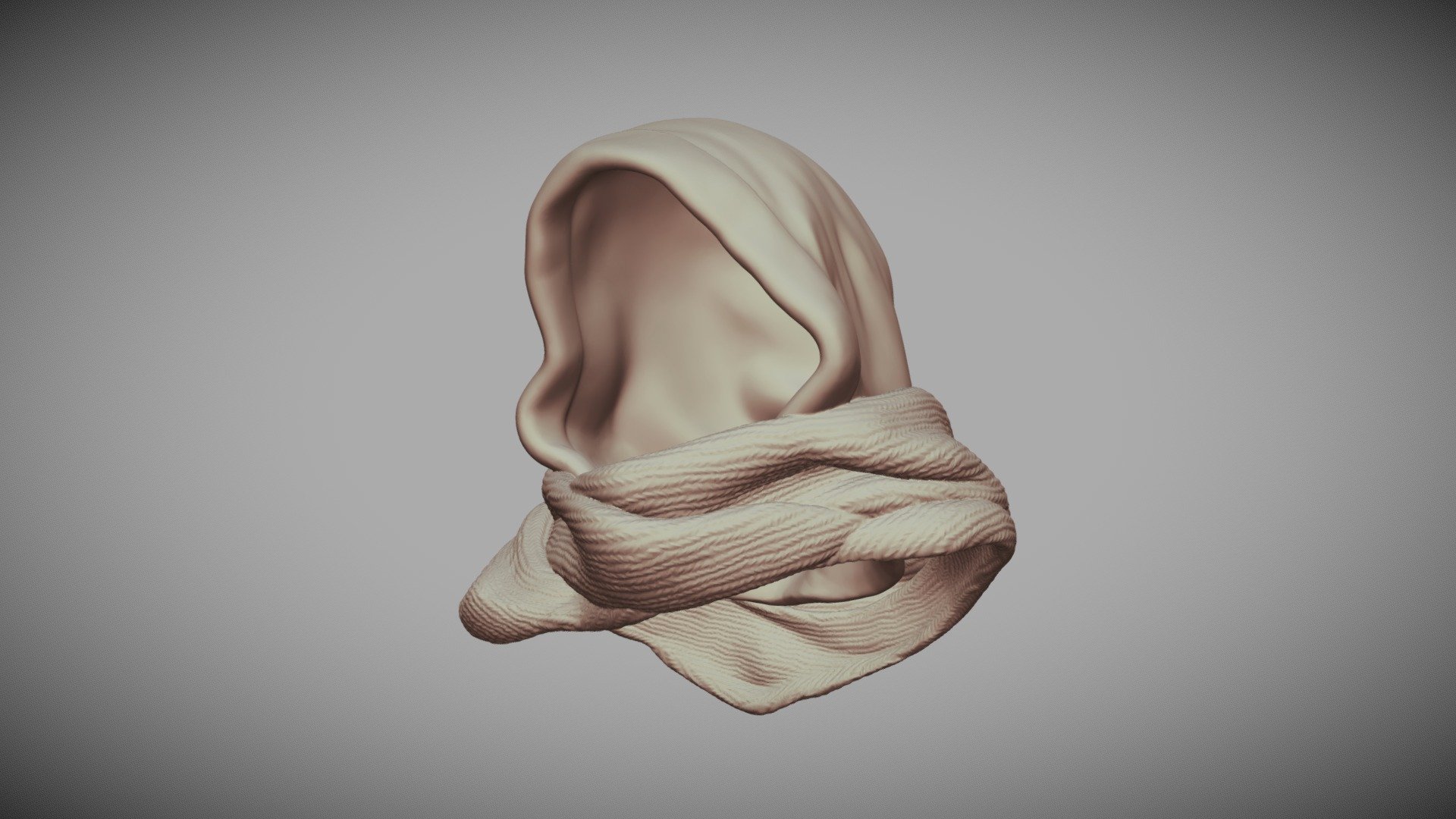 Scarf for 3d Printable Character 34 - Buy Royalty Free 3D model by ...