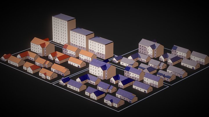 Semi-realistic 3D models - Sketchfab