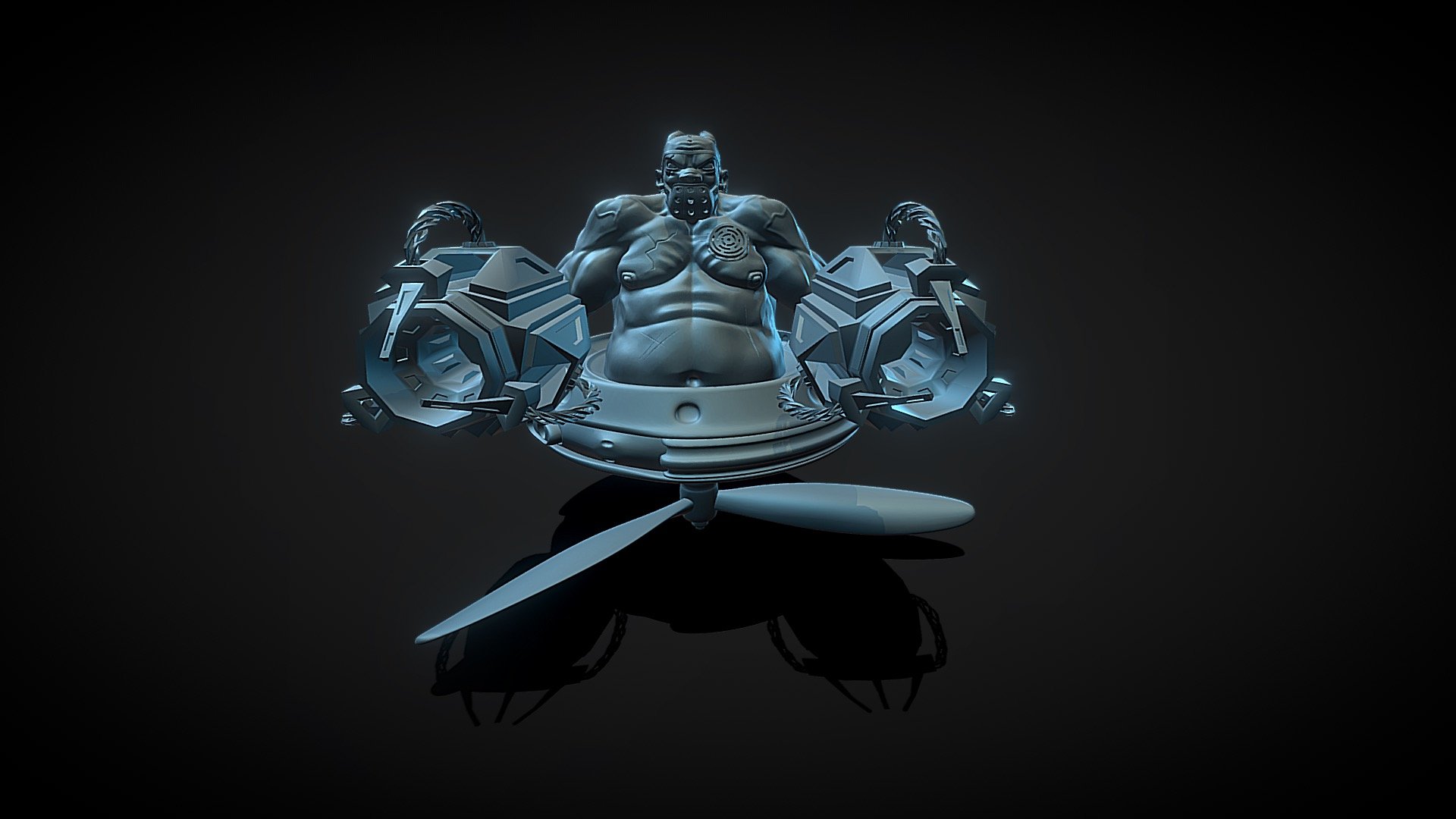 Fat SciFi Guy (Concept) - 3D model by Alan Balodi (@uistudios) [74c3ecd ...