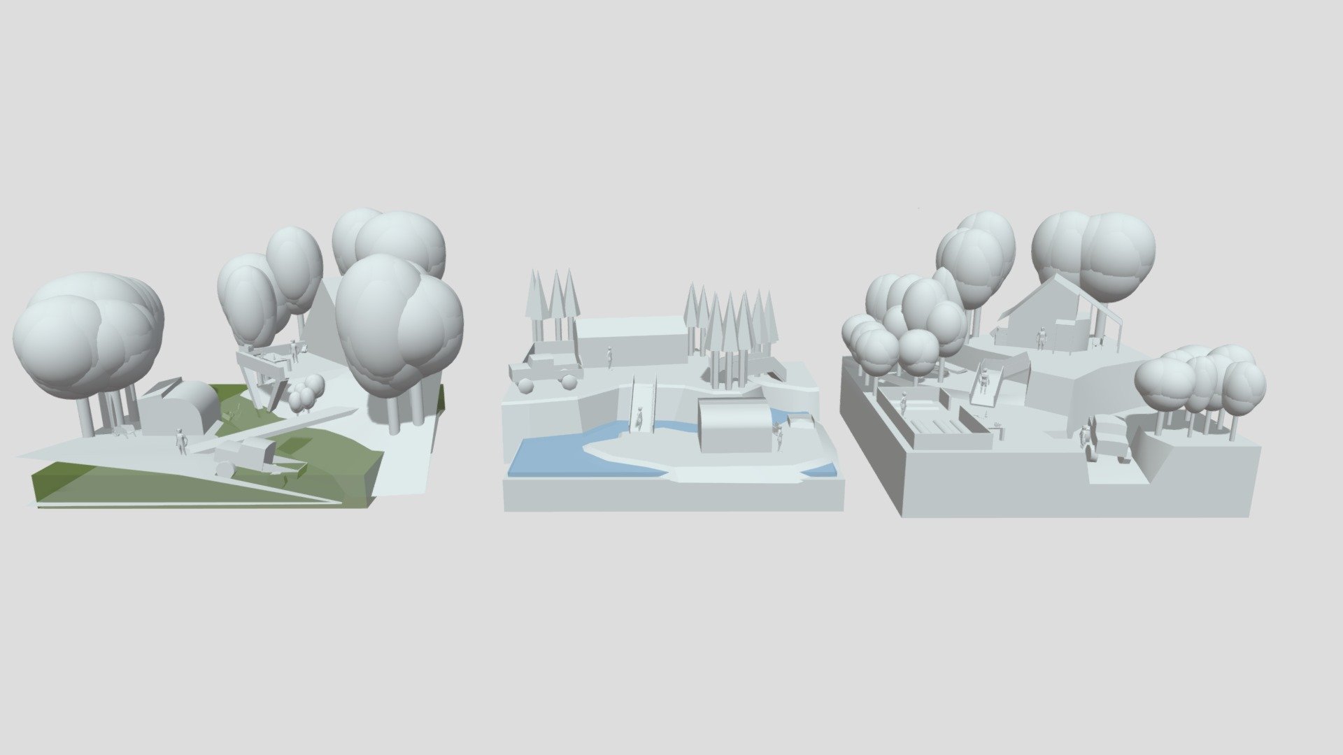 Forest Loner - Blockout - 3D model by CedricBastiaens [74c4531] - Sketchfab