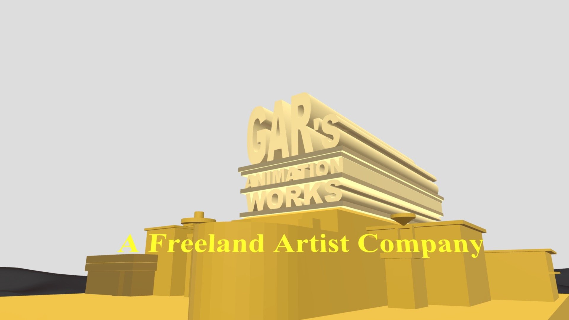 My Own Gar’s Animation Works Logo Remake - Download Free 3D model by ...