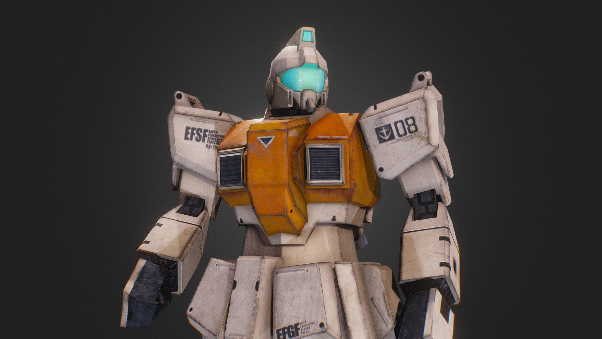 RGM-79[G] GM Ground Type - 3D model by One Year War Mod ...