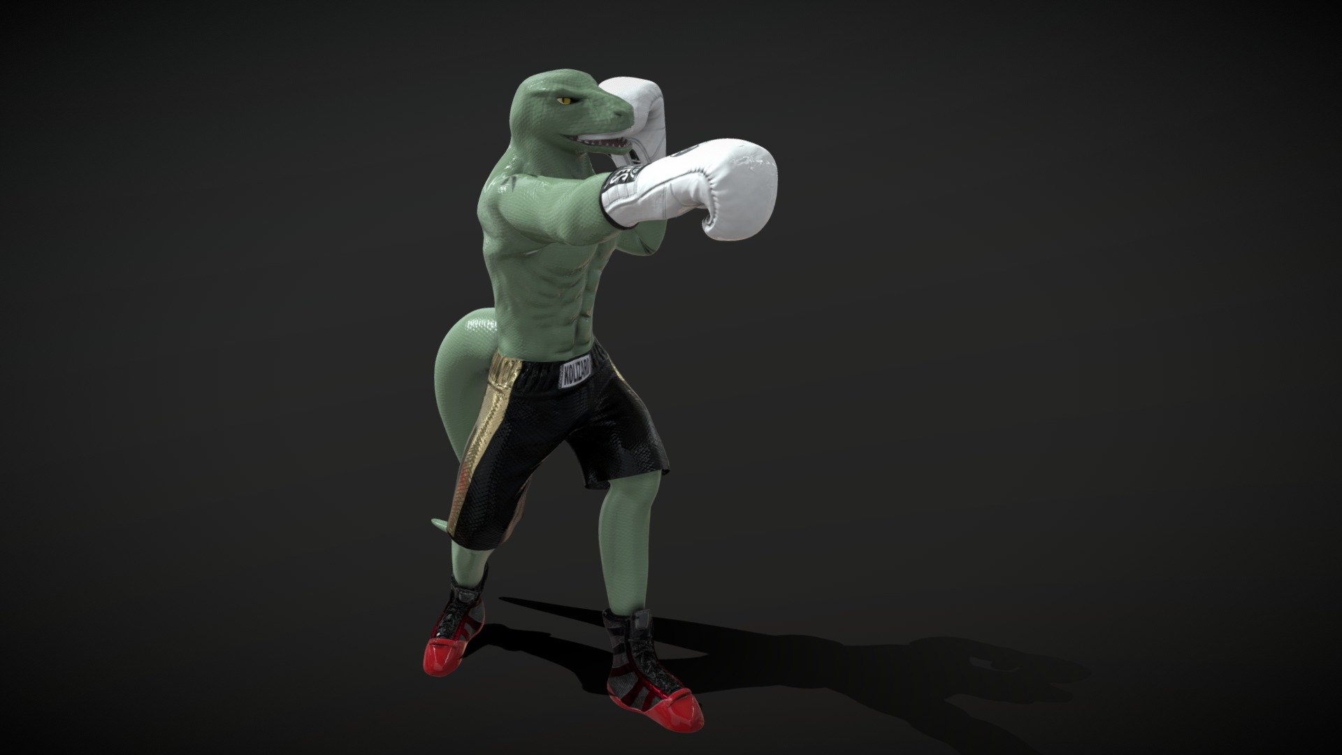 KO Lizzard (COMMISSION) - 3D model by Nadir (@Nadir502) [74c47d7 ...