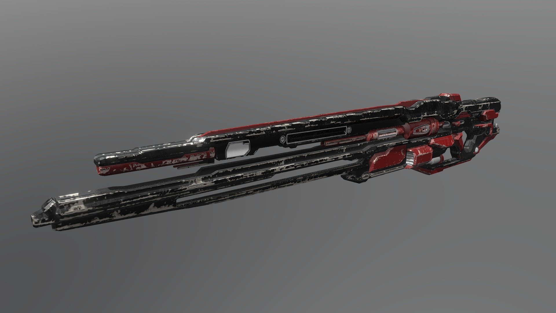 Halo - Forerunner Sniper Rifle - 3D model by Centbair (@furry_dragon ...