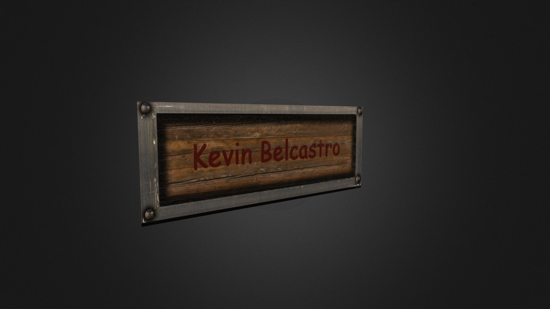 Nameplate - Download Free 3D model by doggerel1 [74c5f1d] - Sketchfab