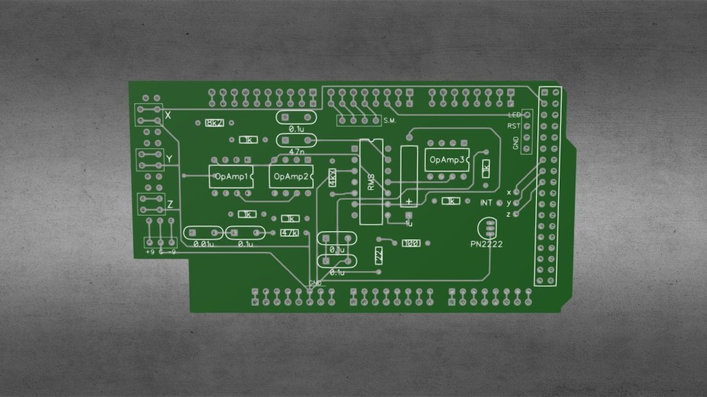 Vibration Sensor PCB - 3D model by JuanMikeR (@JuanMike) [74c6b42 ...