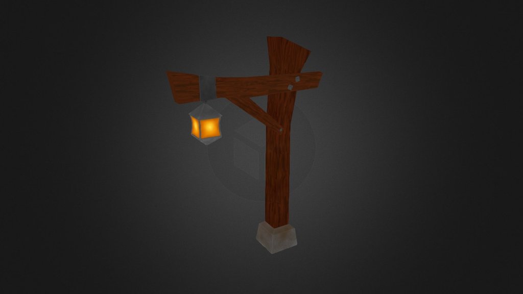 Low Poly Lamp - 3D model by Ahenryb [74c7925] - Sketchfab