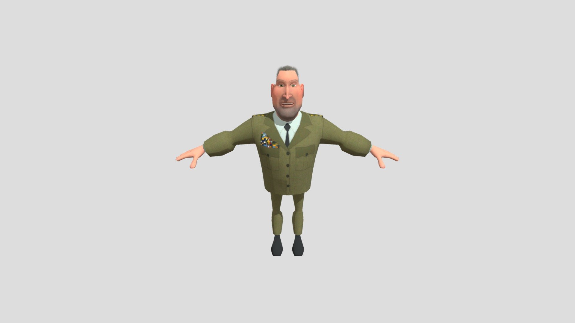 GENERAL W_R_ MONGER - Download Free 3D model by kyle.river.withem ...