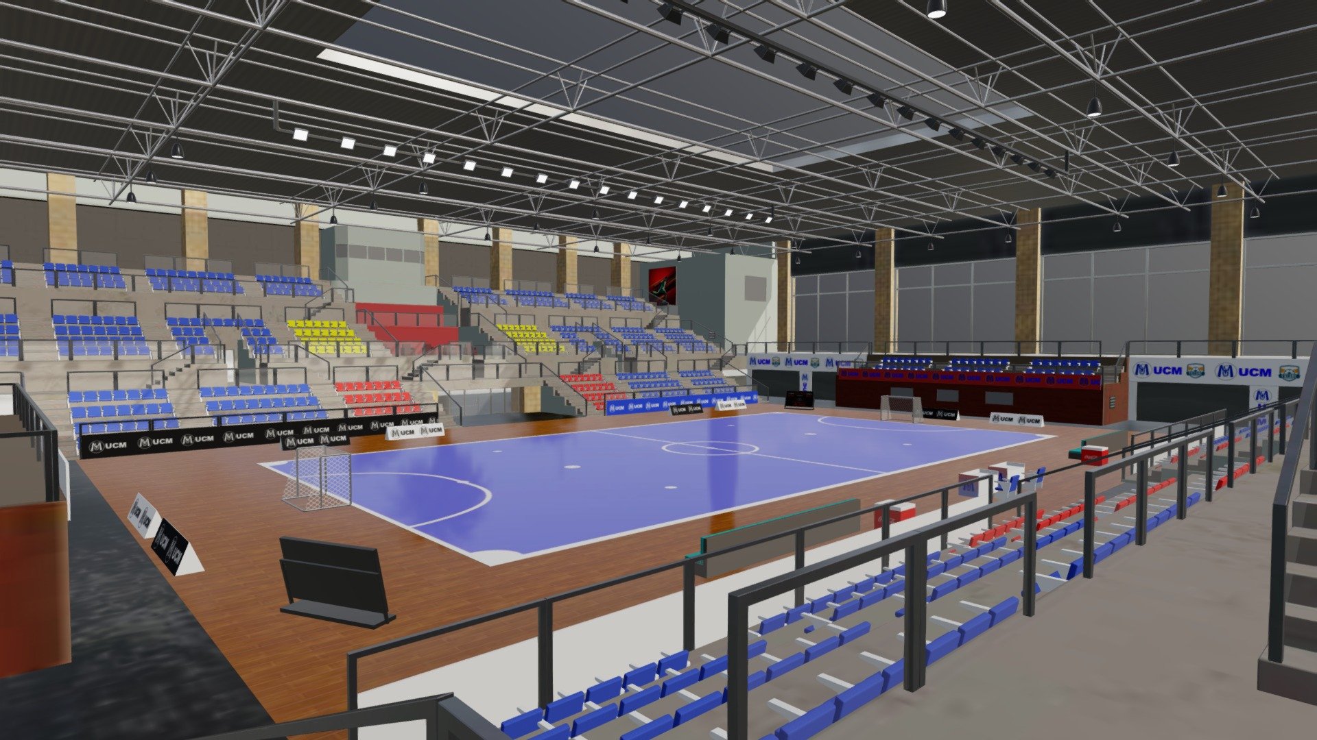 Futsal - 3D model by jagadeeshgd [74cb9be] - Sketchfab