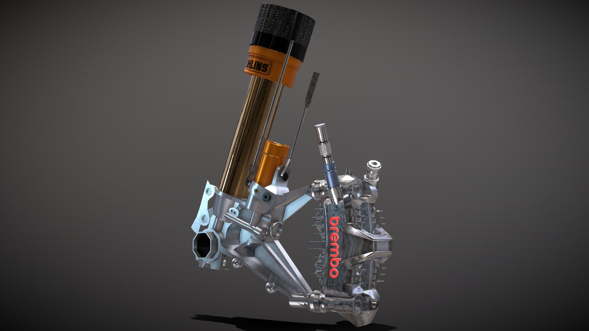 Motorbike Forks - 3D model by XQCAD [74cca02] - Sketchfab