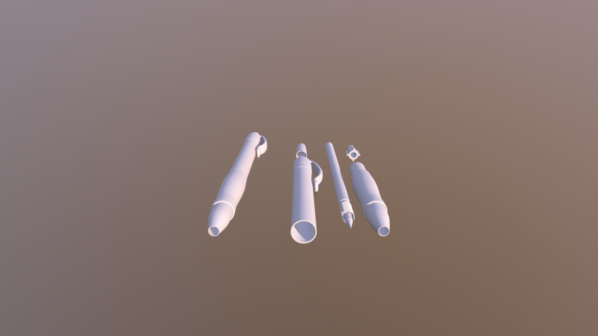 Realistic Pen - 3D model by Noah Maraffi (@Maraffi) [74ce449] - Sketchfab