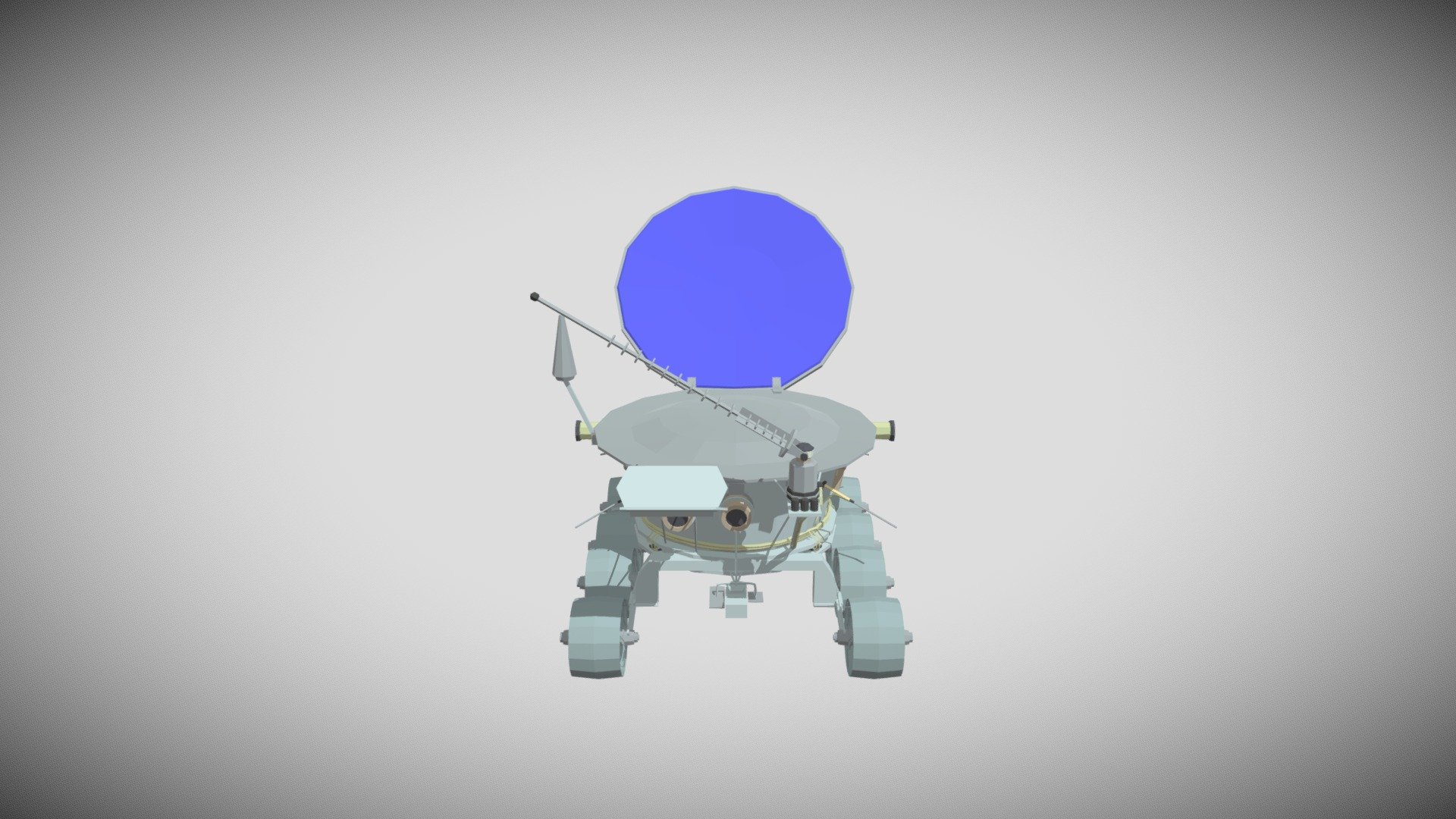 Lunar Rover / Lunokhod (low poly) - Download Free 3D model by Akimkhan ...