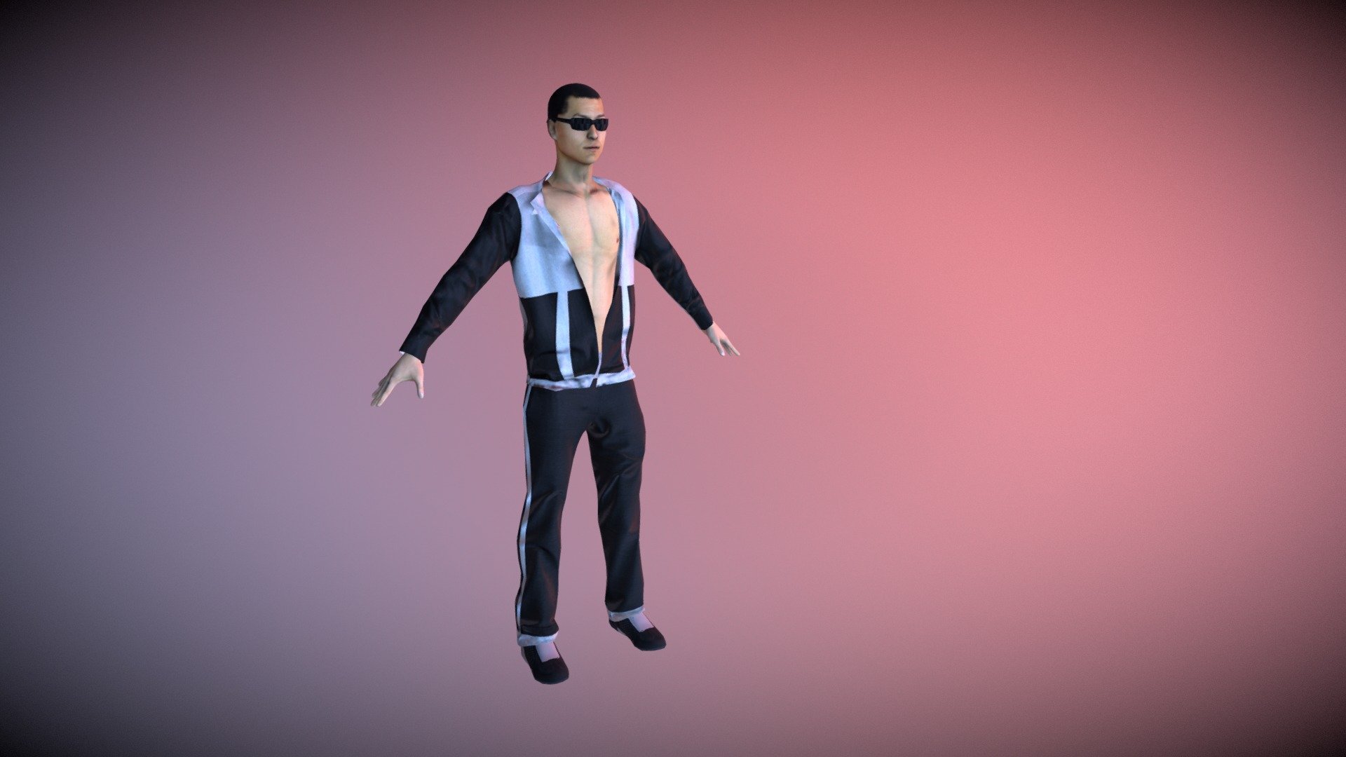 Sportsman Character - 3D model by luckyfortune3d [74cecf6] - Sketchfab