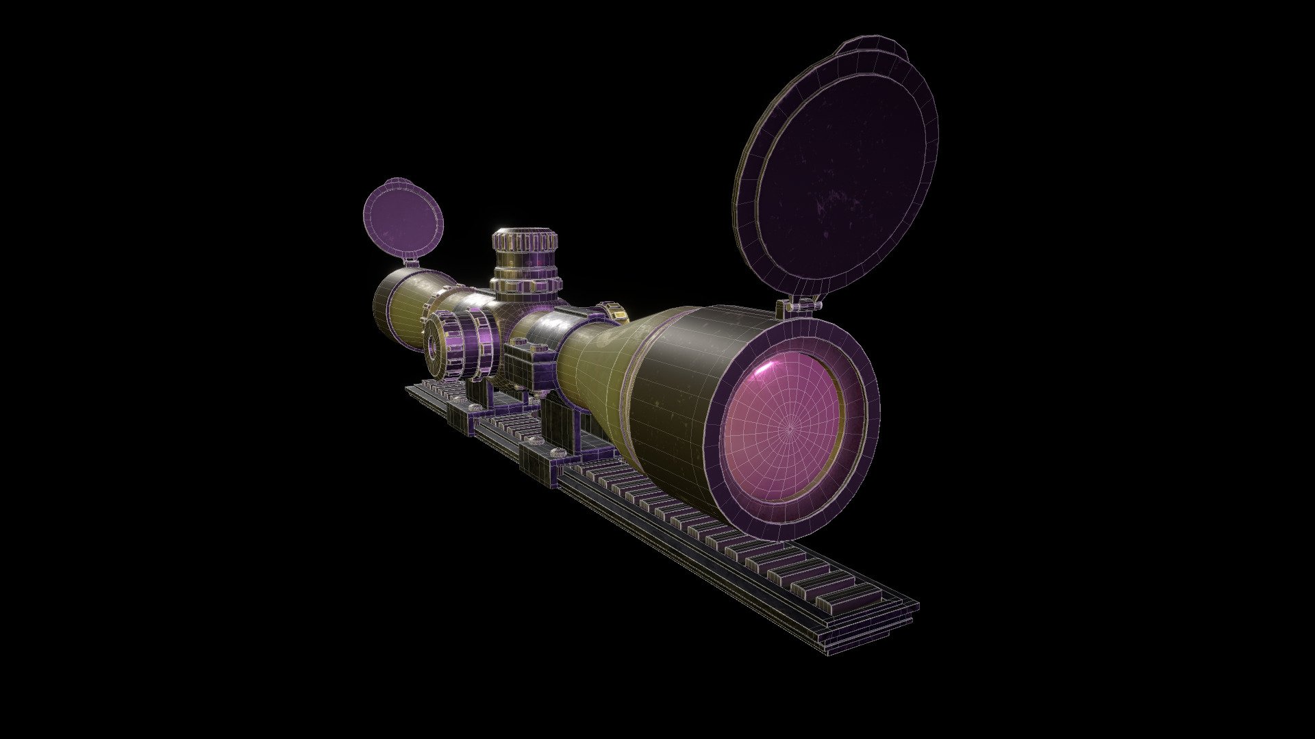 Sniper Scope - 3D model by SentientSundae [74d02b3] - Sketchfab