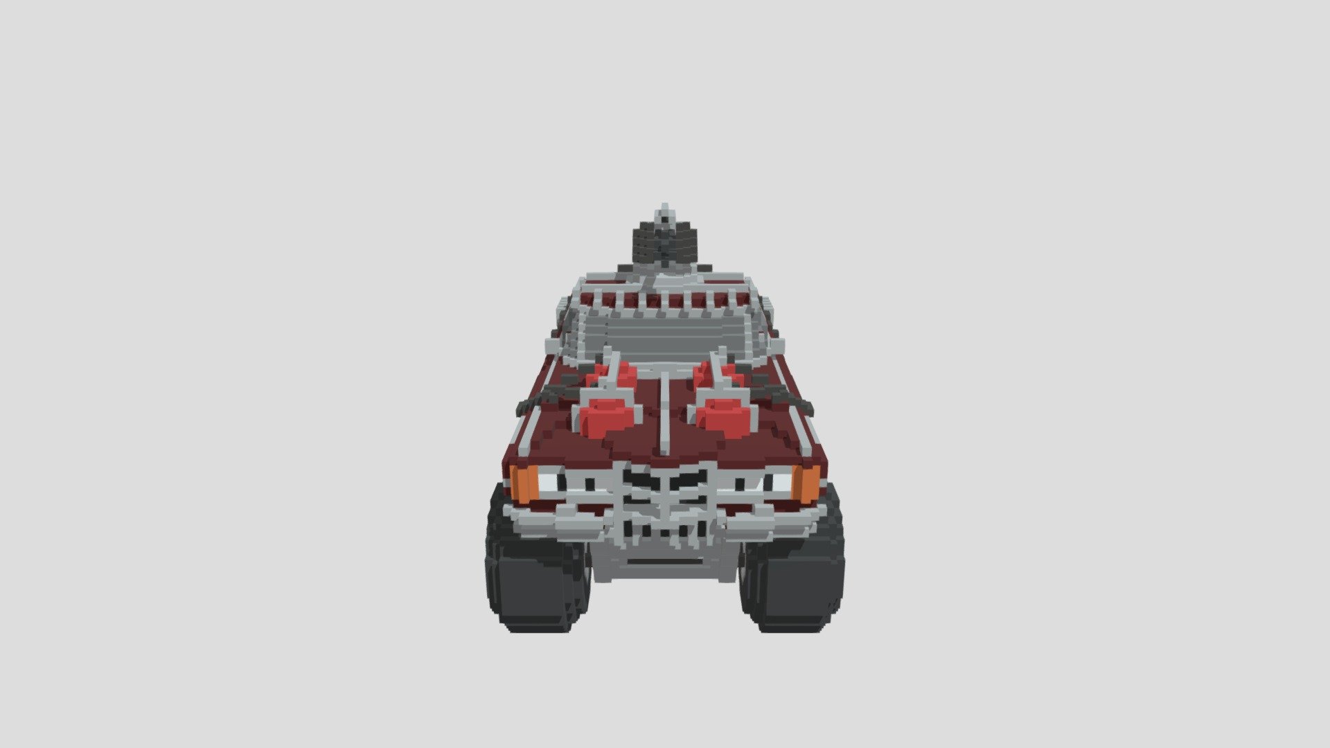 Voxel Car - 9 - 3D model by Voxel Cars (@voxcars) [74d06c1] - Sketchfab