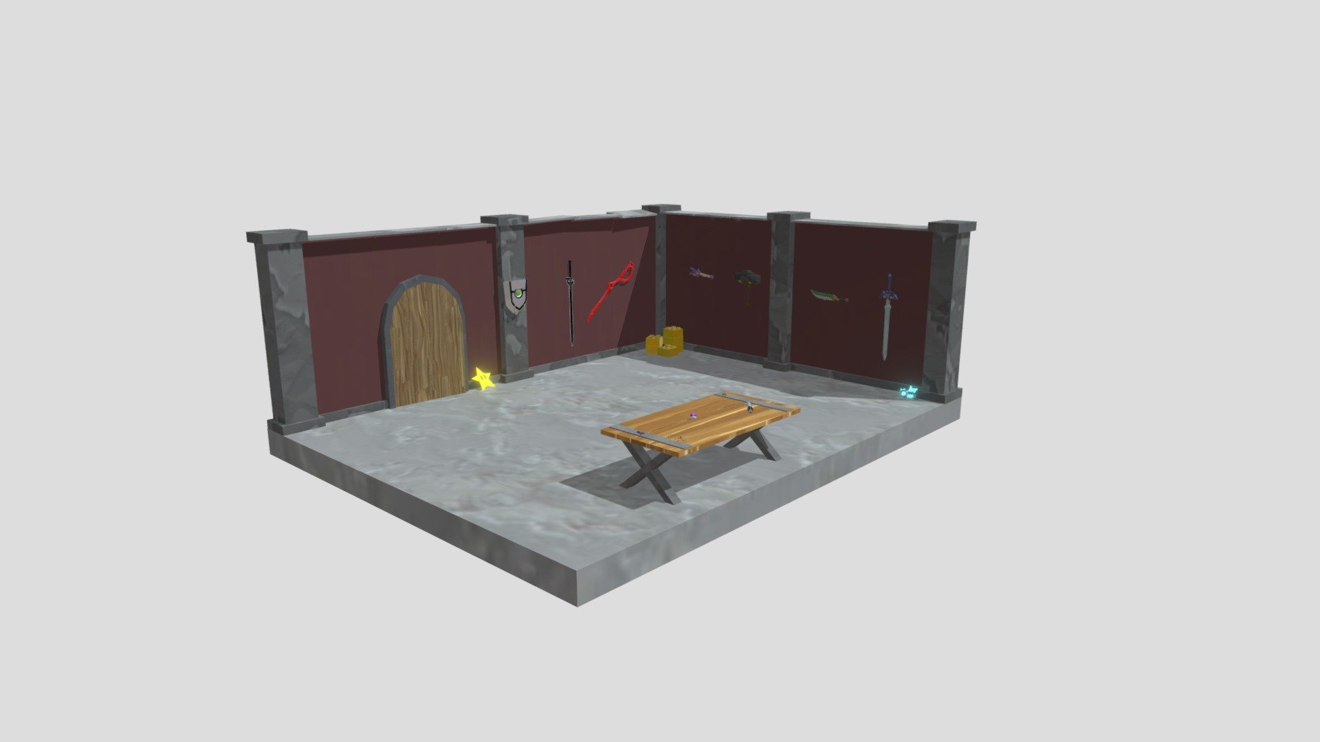Armory Room - 3D model by Sin8234 [74d0bd4] - Sketchfab