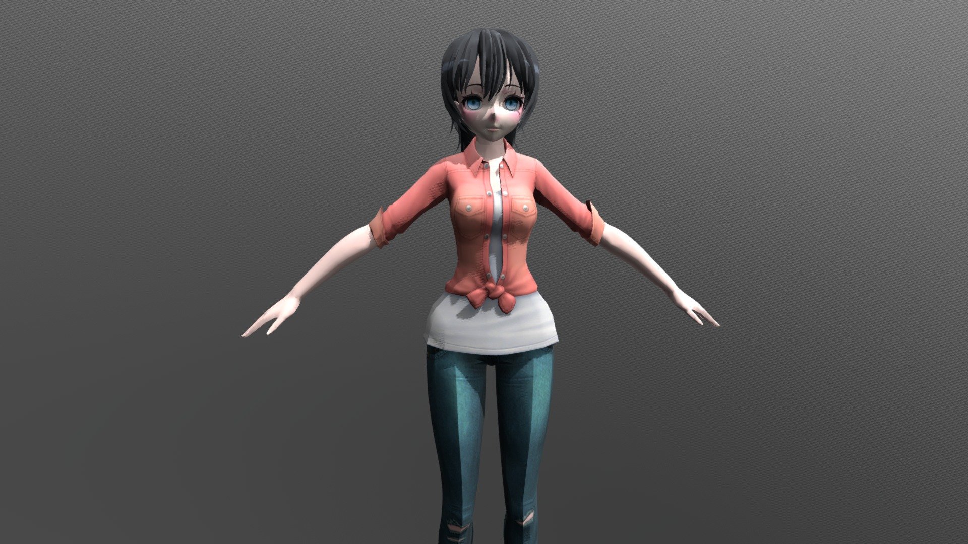 Brenda Casual - FBX Rigged Character - 3D model by Microcyb [74d55ae ...