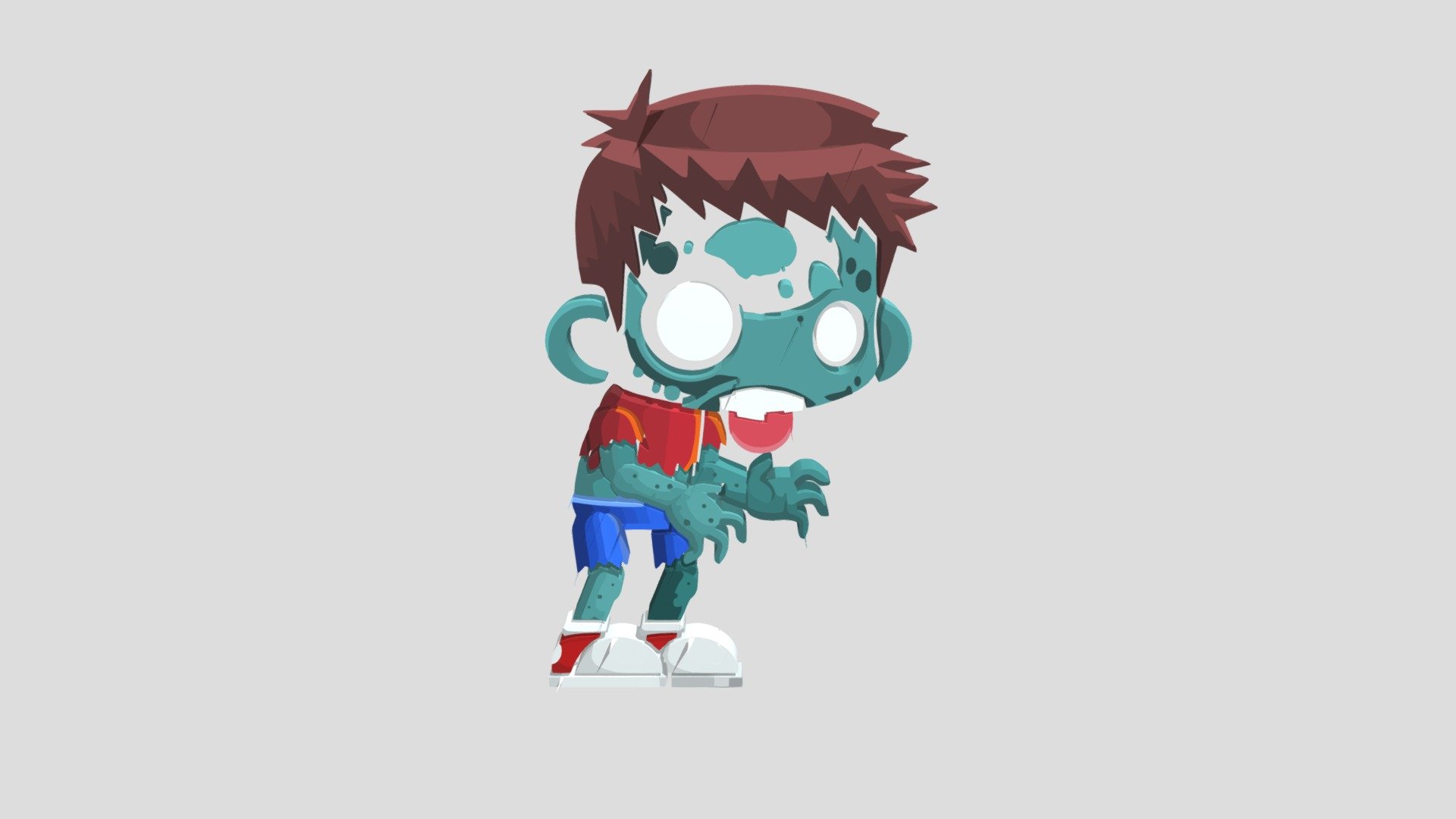 Male Boy Zombie (2D Model) - Download Free 3D model by ʜᴀᴄᴋᴇʀ ...