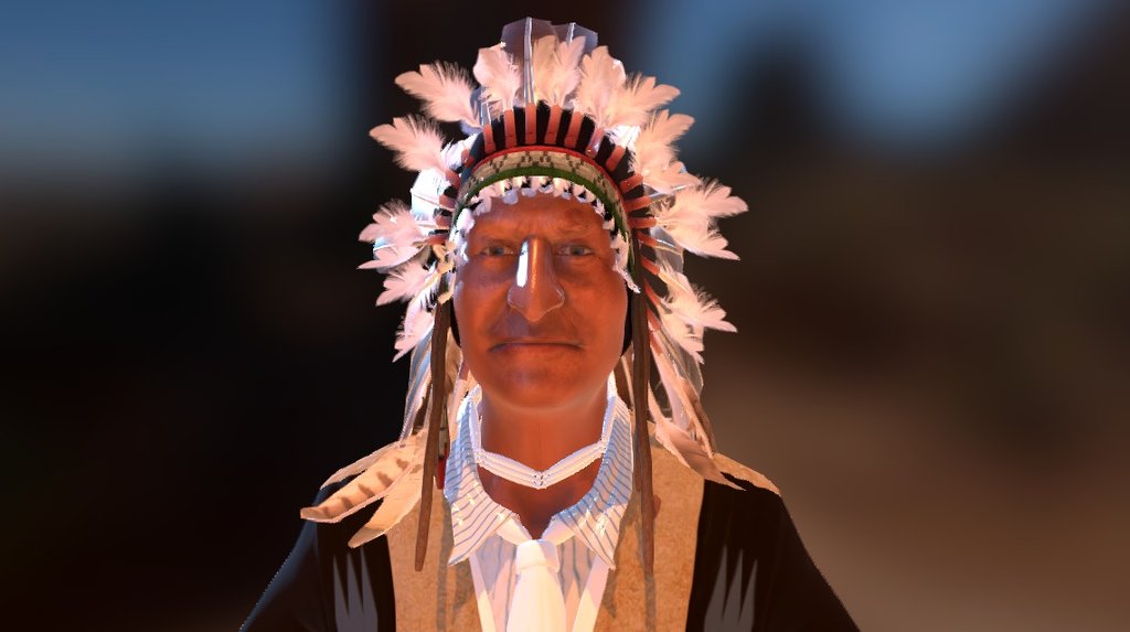Native American - 3D model by Gaia Tech (@gaiatech) [74d8a5d] - Sketchfab