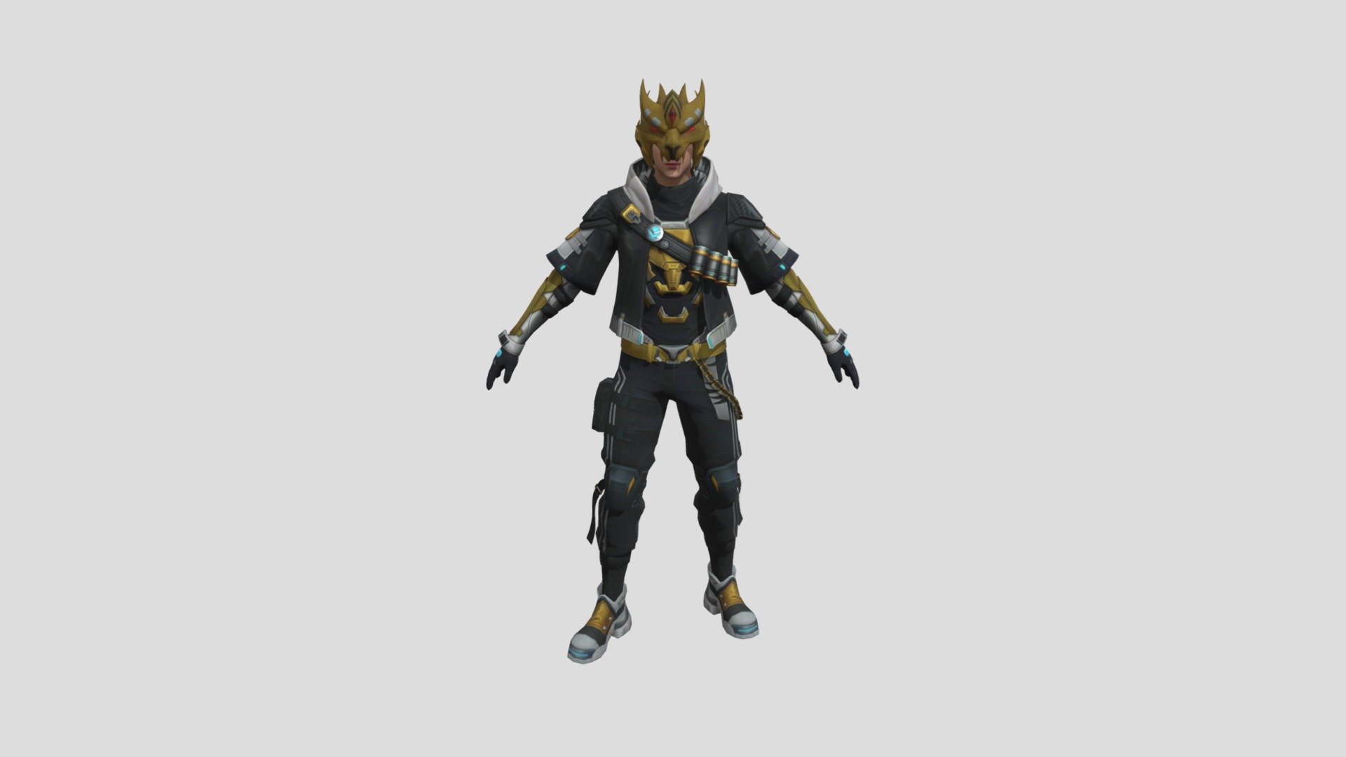 Roaring Knight Free Fire Bundle - Download Free 3D model by muhecsad ...