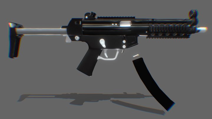 Smg-submachine-gun-smg-smgs-9mm-9mmgun 3D models - Sketchfab