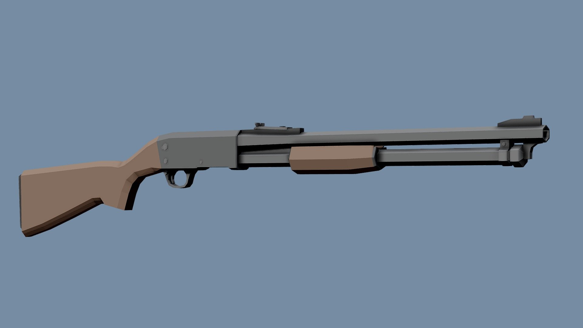 Low-Poly Ithaca M37 - Download Free 3D model by TastyTony [74da1e6 ...