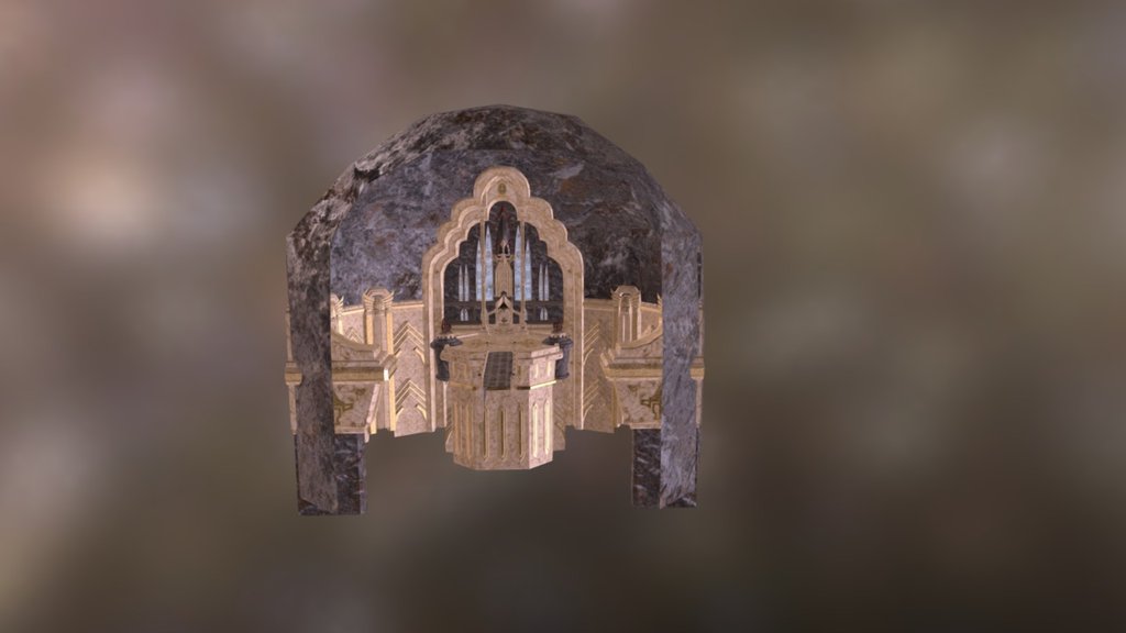 Dwarven Hall - 3D model by defameurmom [74da5a5] - Sketchfab