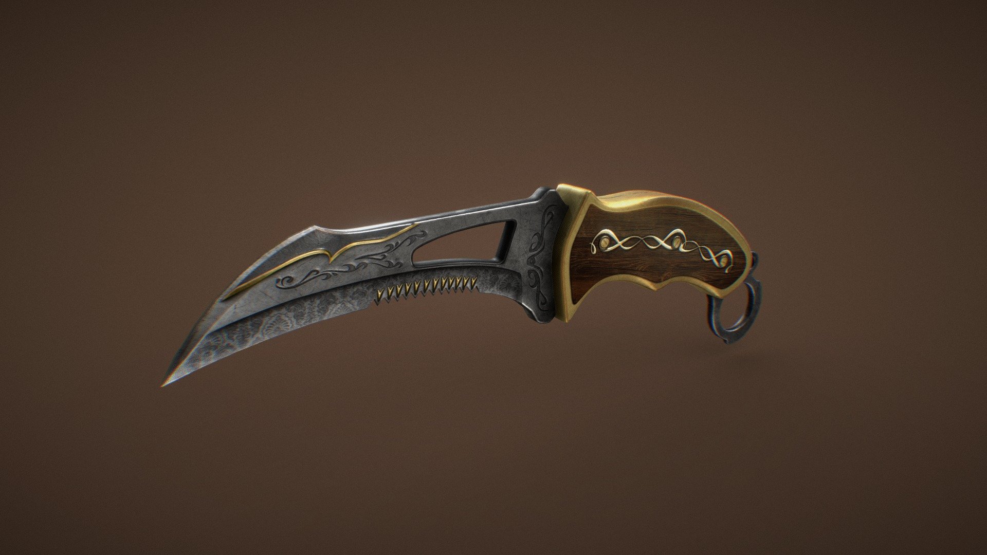 Reaper Knife | Aurelium - 3D model by RareKidz [74dab3d] - Sketchfab