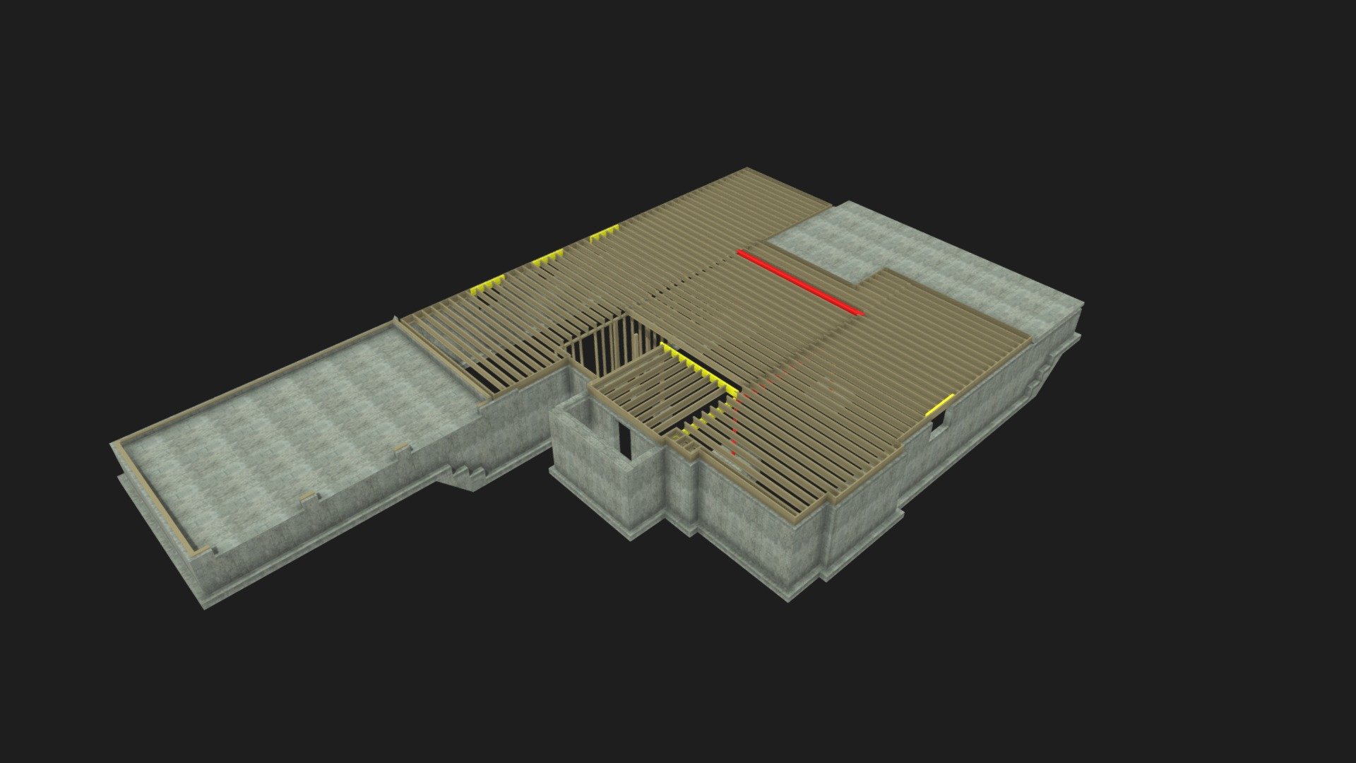 Wilkie - Main Floor Framing - 3D model by studio meliora ...