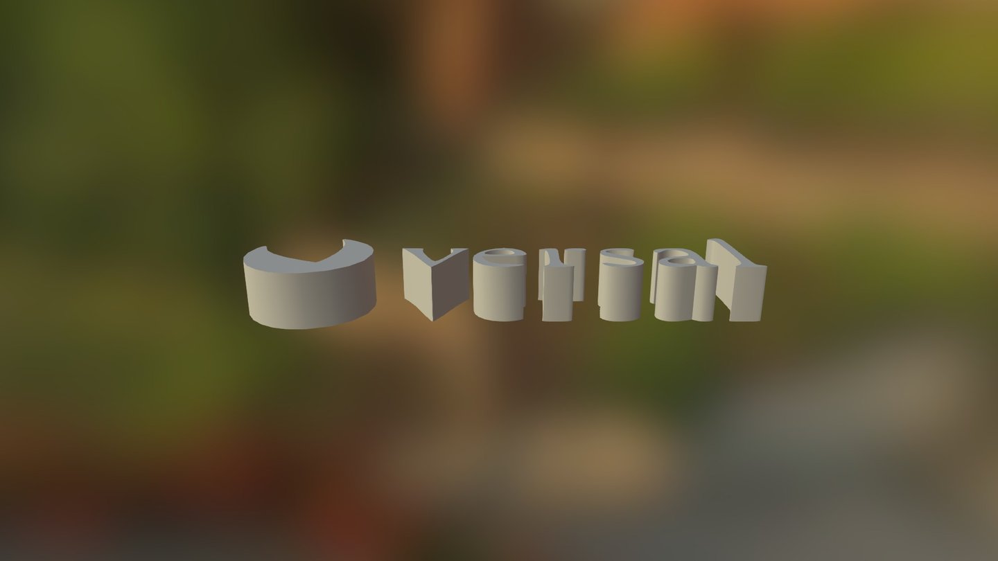 Versal Logo - 3D model by poseley [74dbc88] - Sketchfab