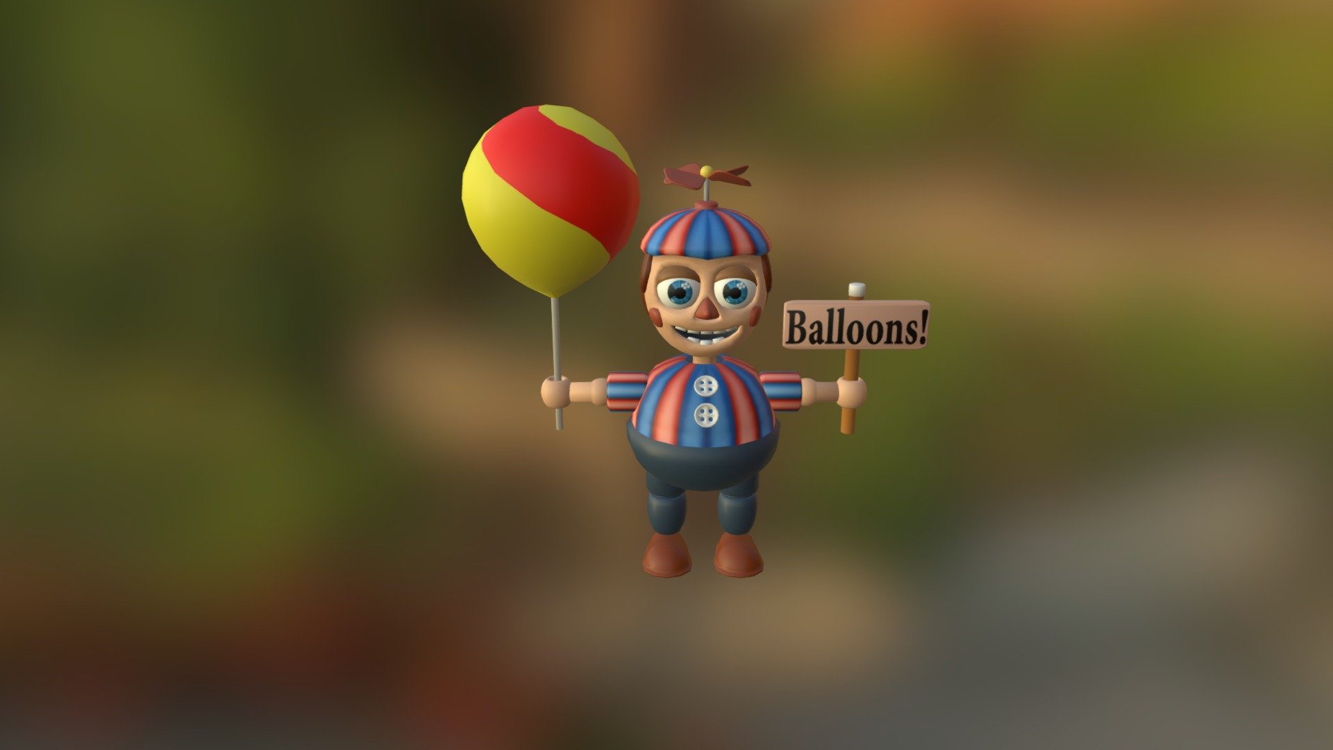 Balloon boy - Download Free 3D model by animator12 [74dc296] - Sketchfab