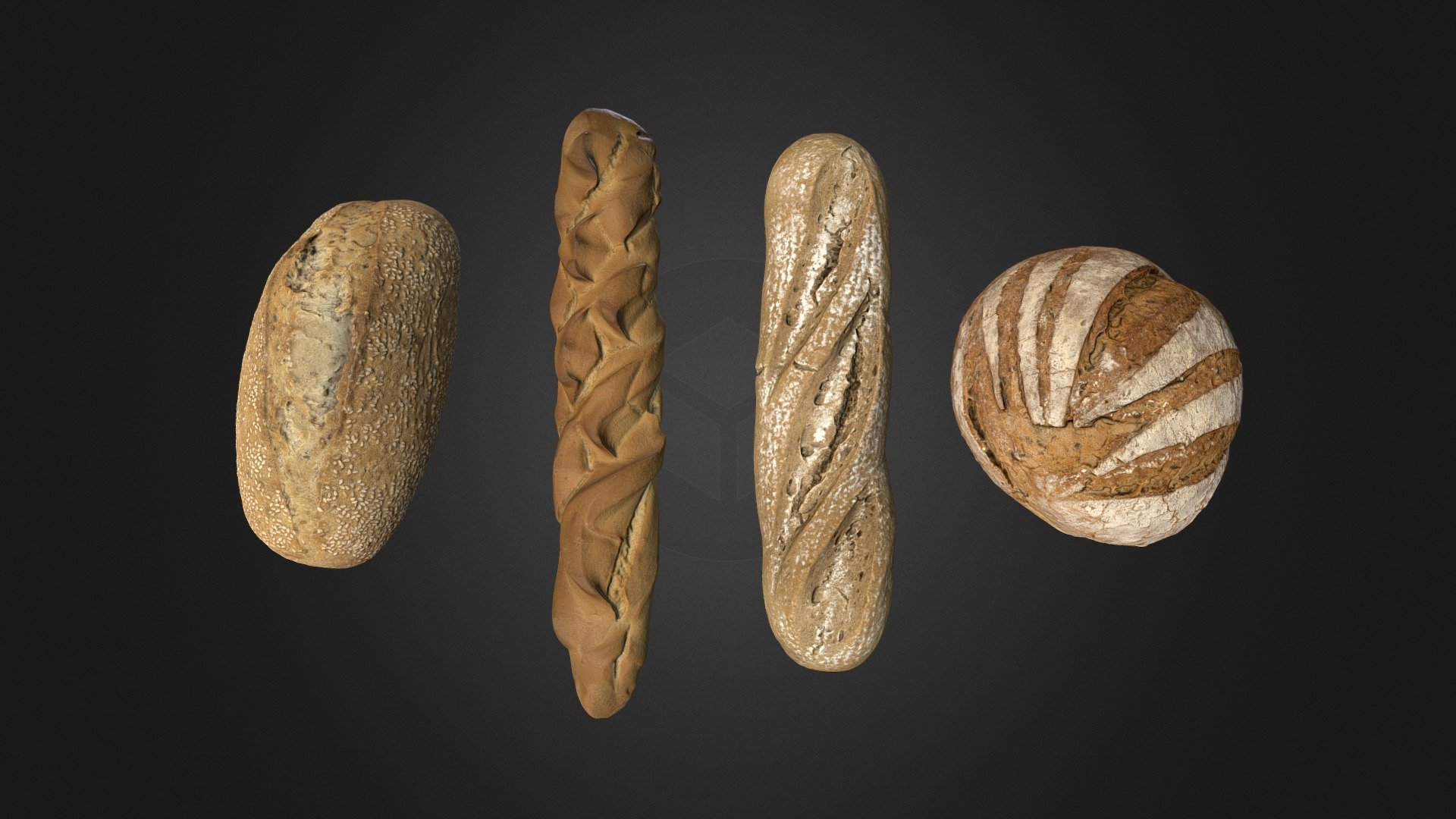 Bread Pack - Download Free 3D model by La tecnocreativa ...