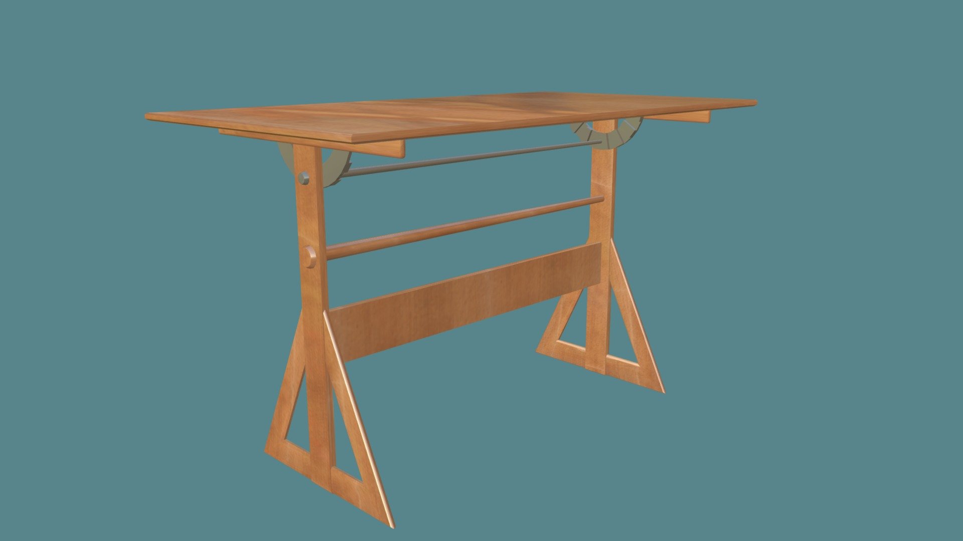 Drafting Table - Buy Royalty Free 3D model by uncle808us [74dda88] - Sketchfab Store