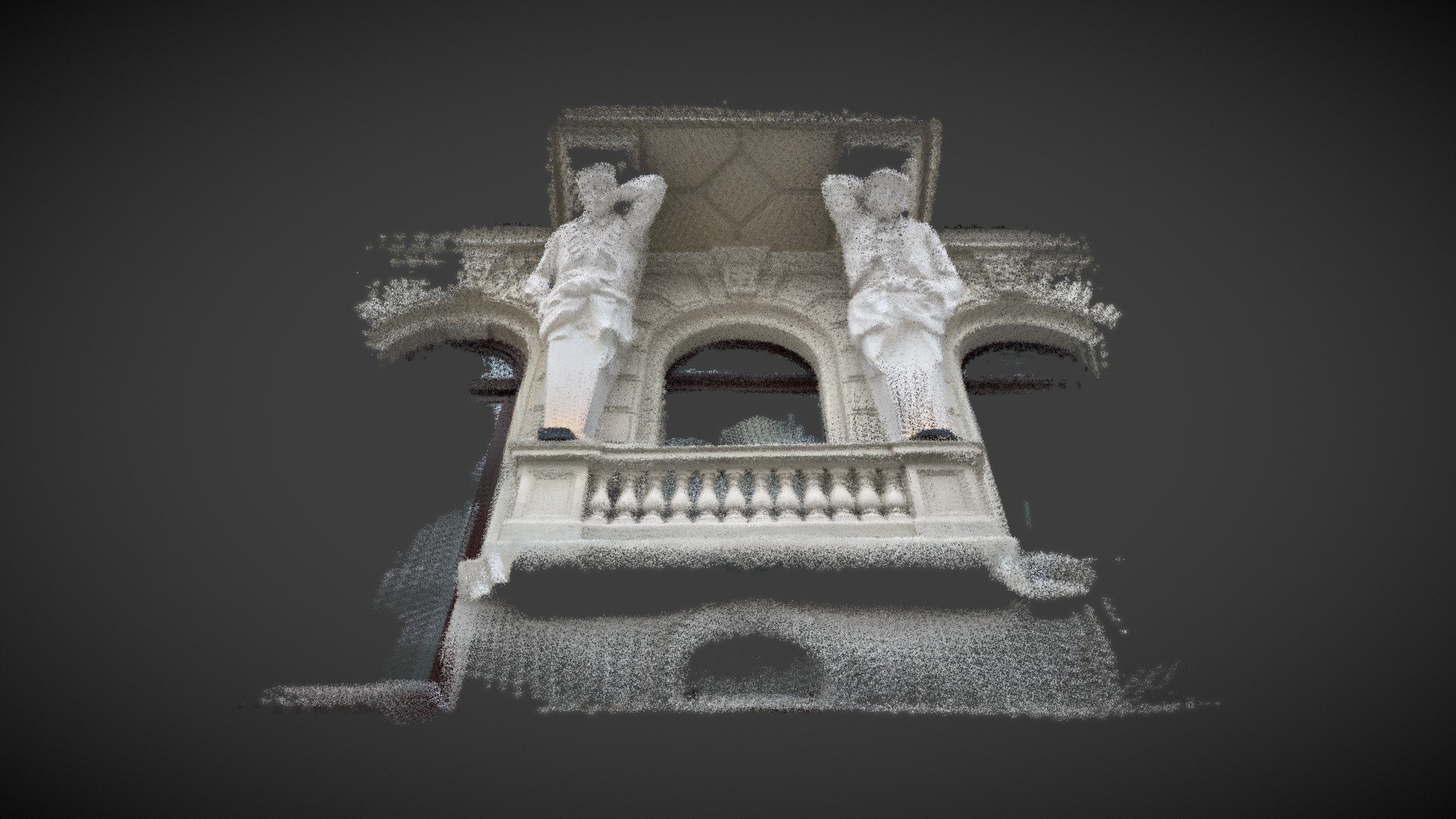 Facade detail - iPhone LiDAR - SiteScape - 3D model by Jacek Jaskólski ...