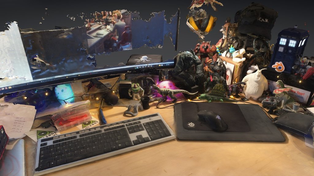 Andy's Desk at the Blender Institute - Download Free 3D model by Bart ...