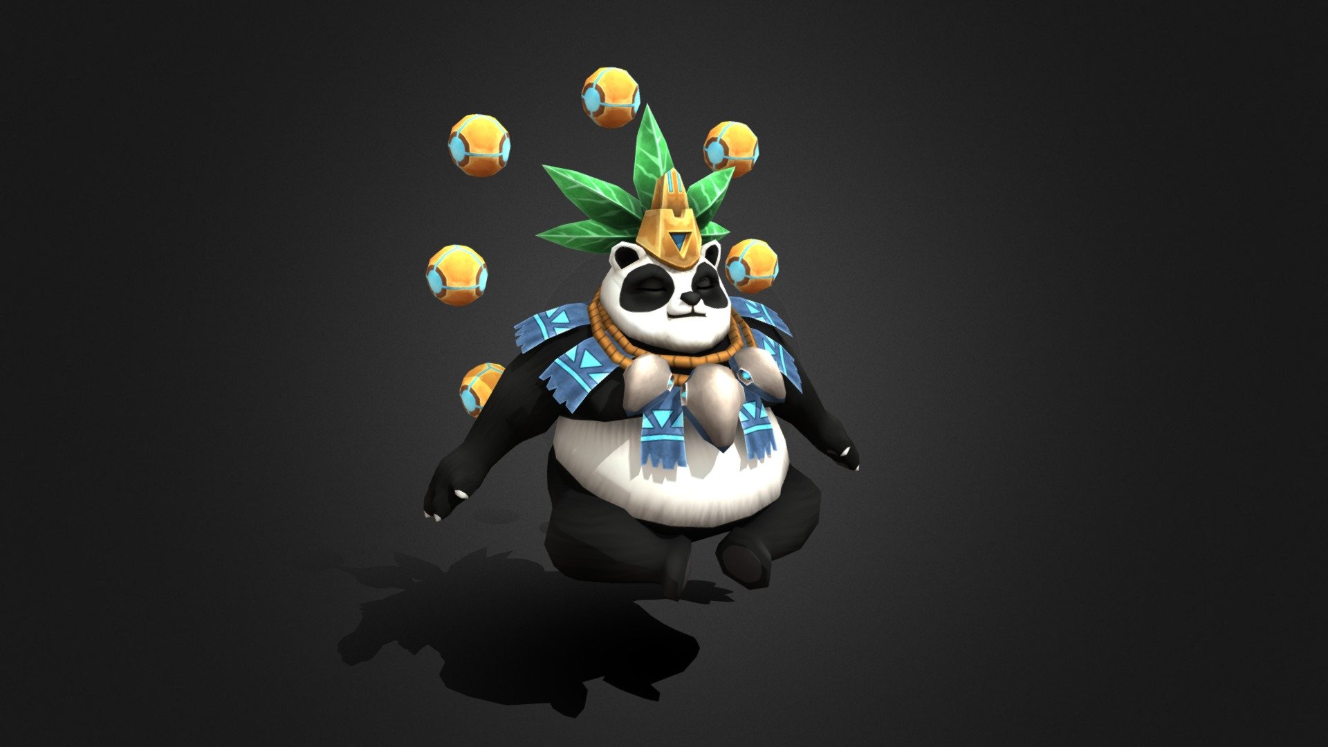 Panda Shaman - 3D model by KickAss [74e0d95] - Sketchfab