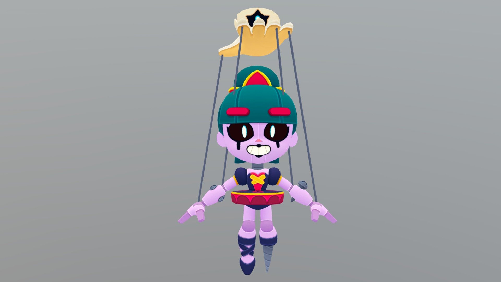 Gigi Brawl Stars 3d Model Download Free 3d Model By Jogan Jogan123
