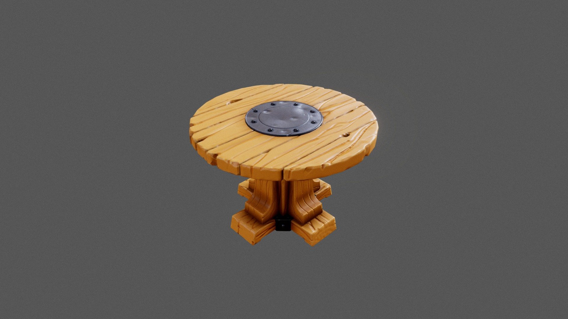 Sculpting Exercise #1 - Stylized Table - 3D model by David Zanoni ...