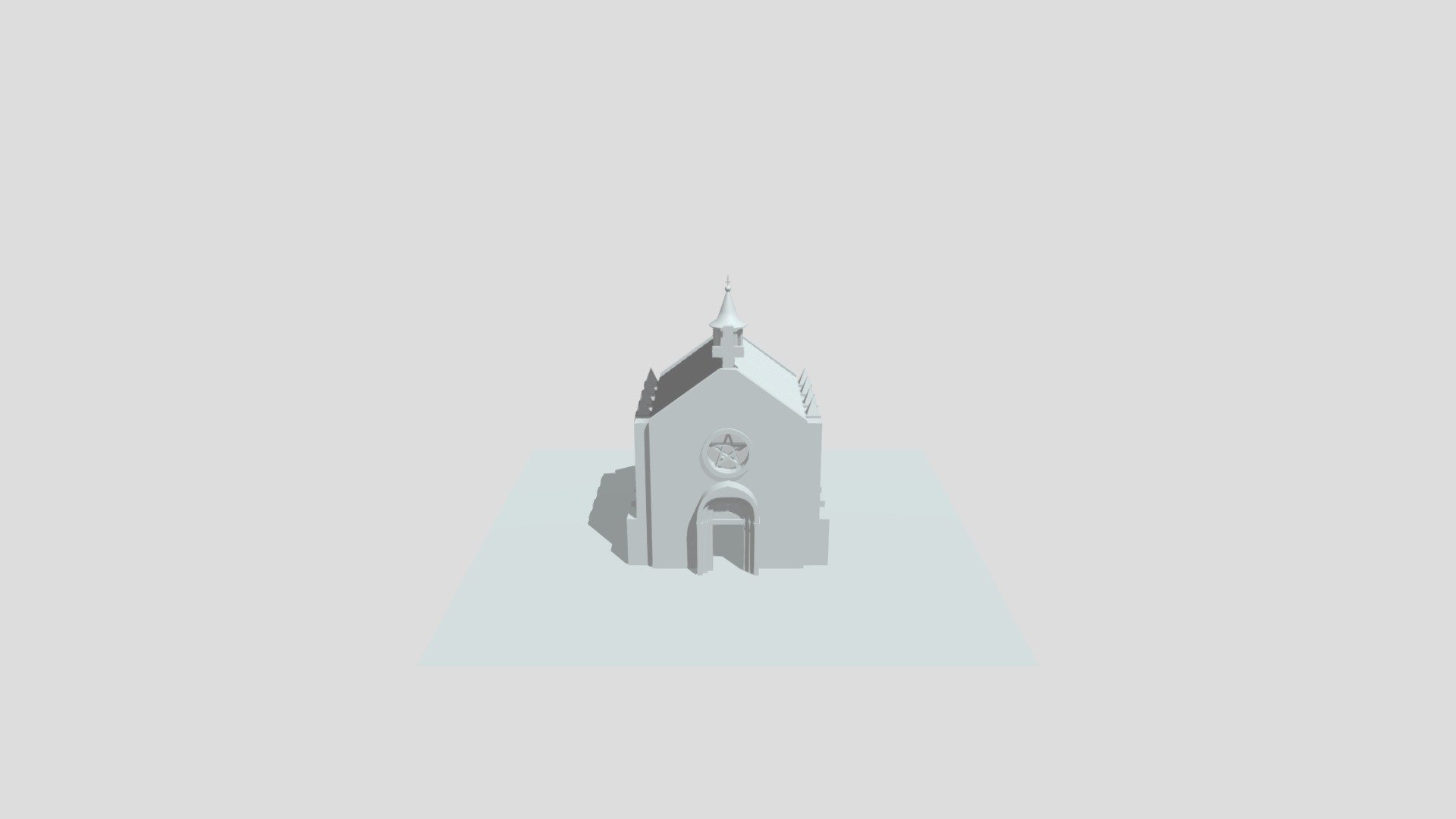 Satanic Church - 3D model by Cursed Skull (@masterofskullz) [74e3cf1 ...