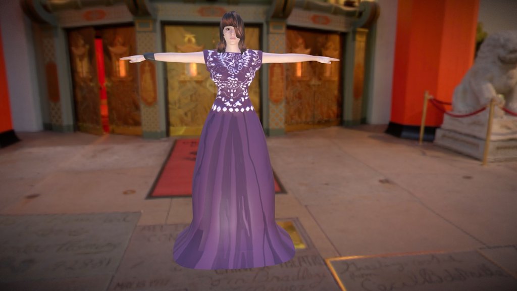 Dancing Princess Animated - 3D model by reizibarrientos [74e4227 ...
