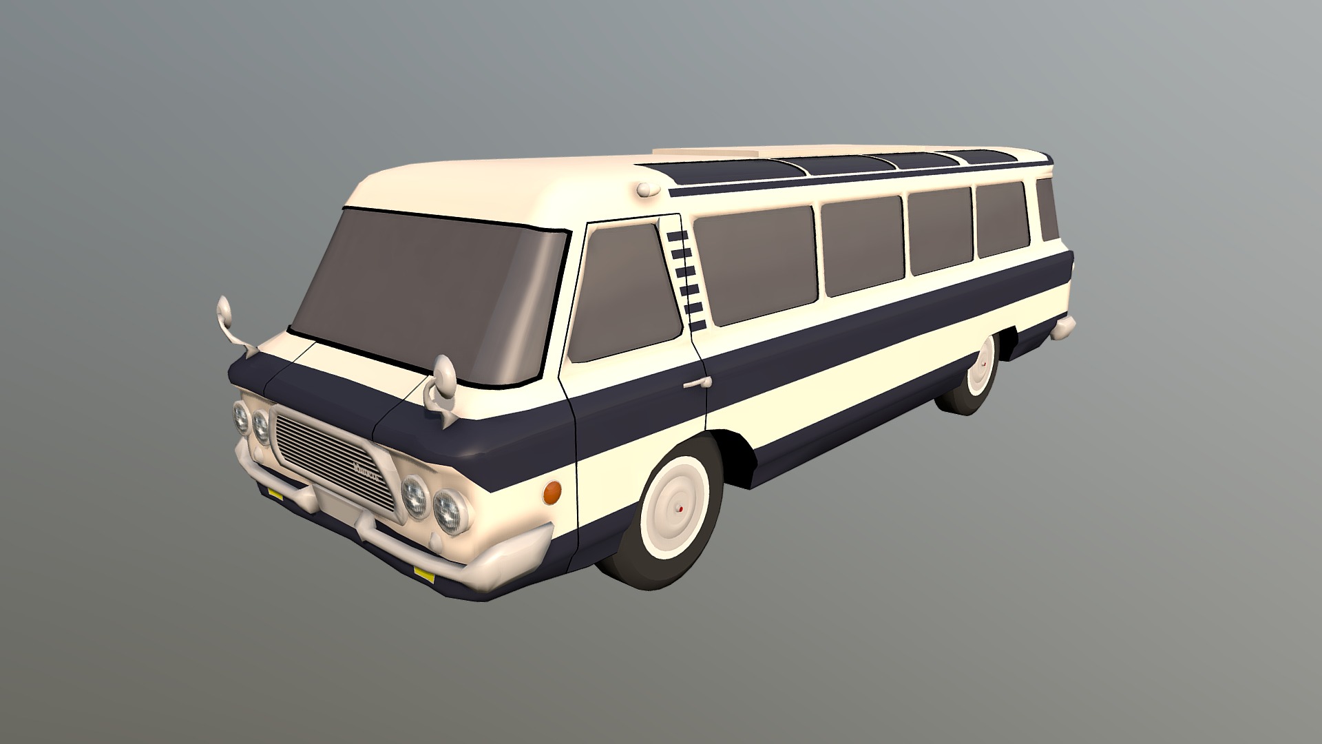 The Soviet model ZiL-118 "Youth" of 1962-1970 - 3D model by cr_monroe ...