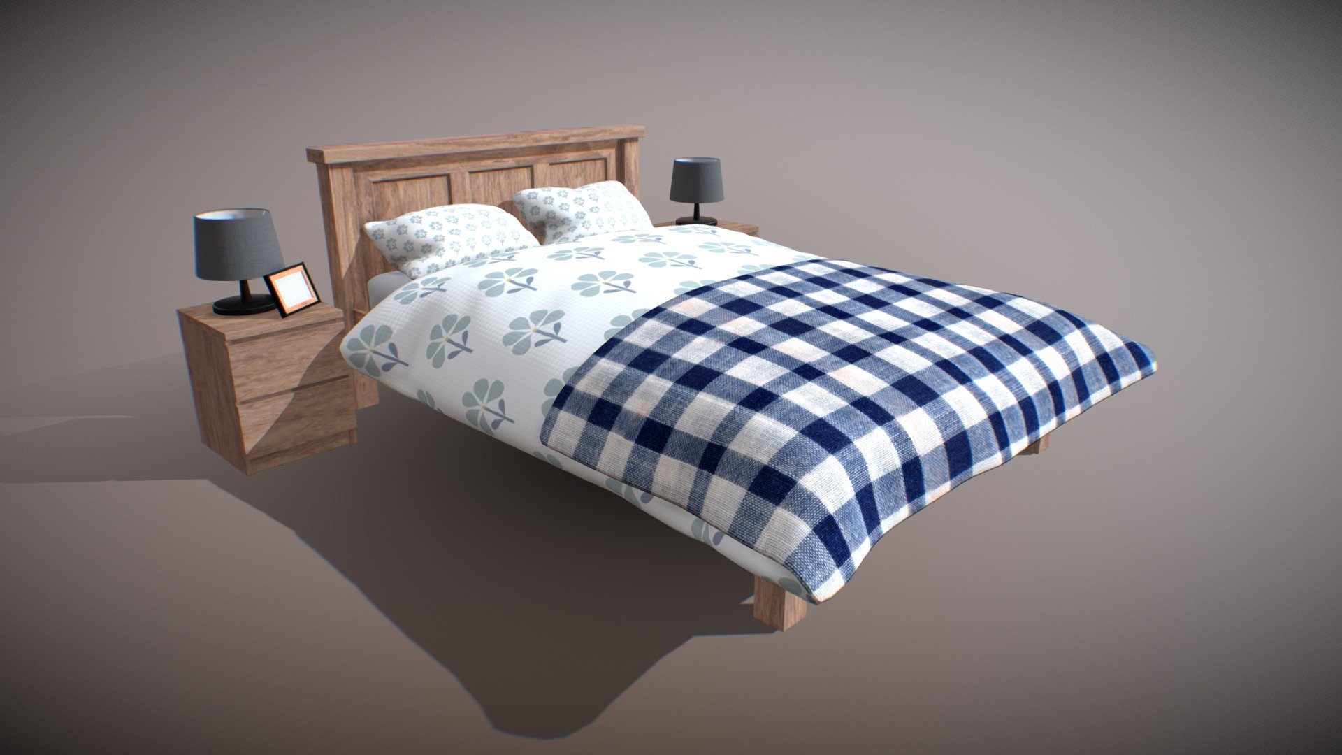 PBR Furniture - Bedroom Set - Buy Royalty Free 3D model by Geng4d ...