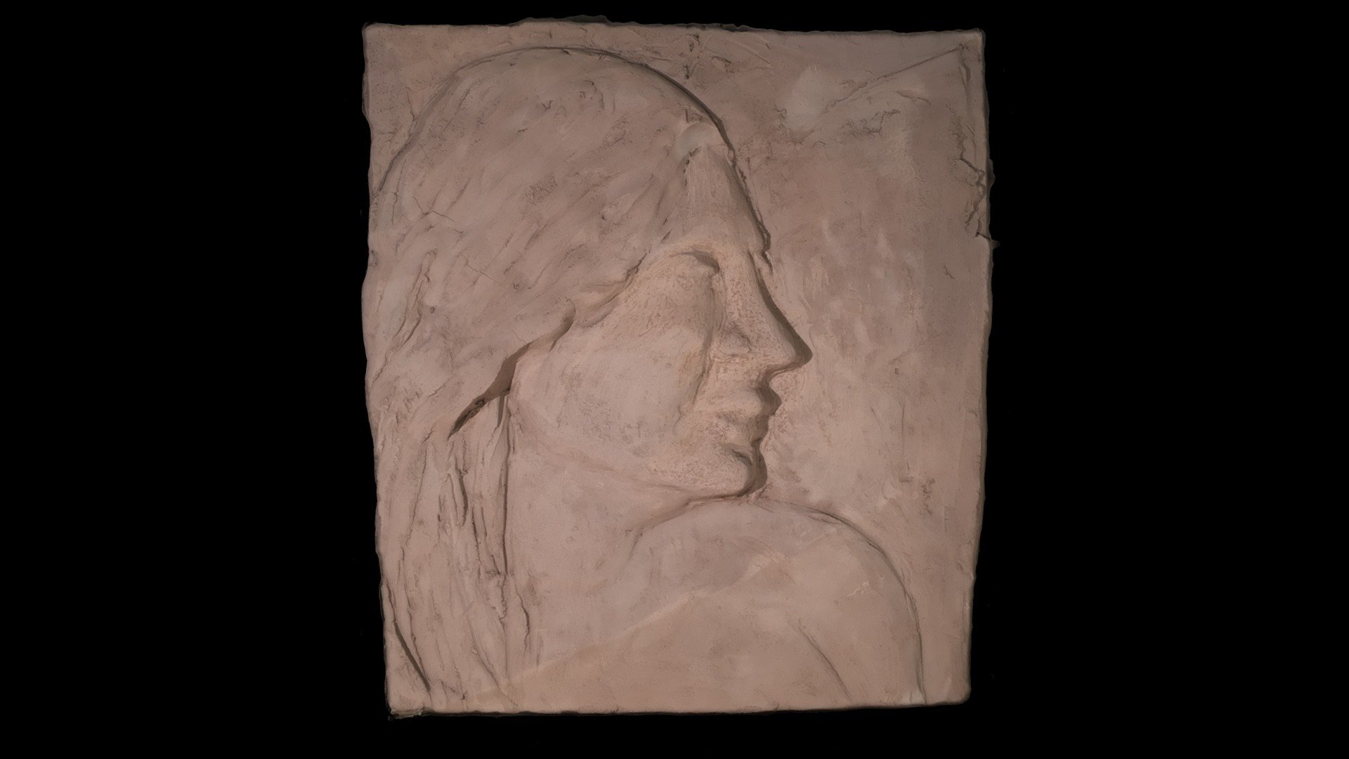 Clay Relief - Woman in Profile - Download Free 3D model by ...