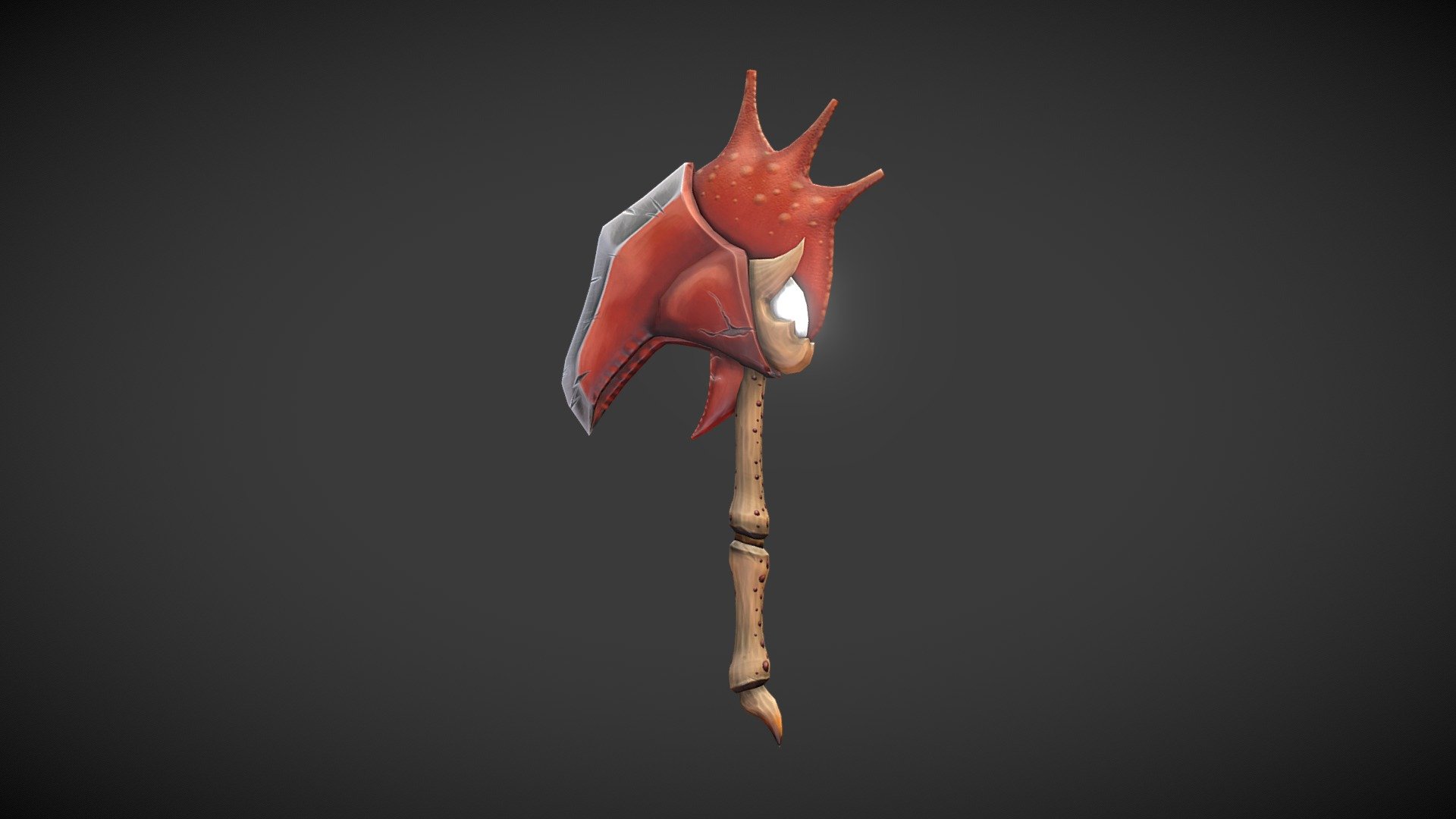 Stylized Kingler Axe - 3D model by RidingsFx (@StevenRidings) [74e5137 ...