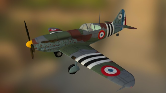 Dewoitine D.520 - Download Free 3D model by helijah [74e52bc] - Sketchfab